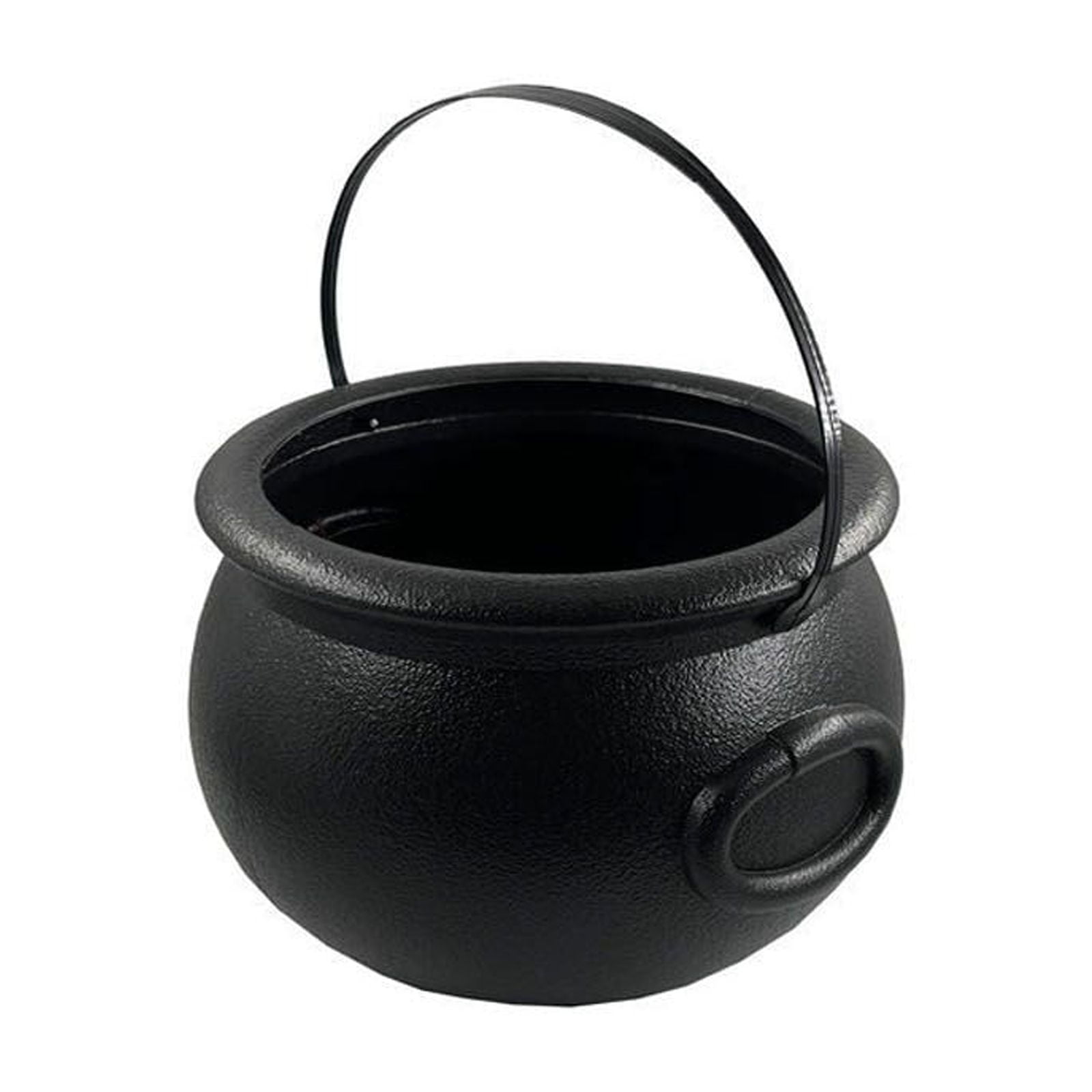 Isvgxsz Halloween Witch Candy Buckets Cauldron, Handheld Plastic Black ...