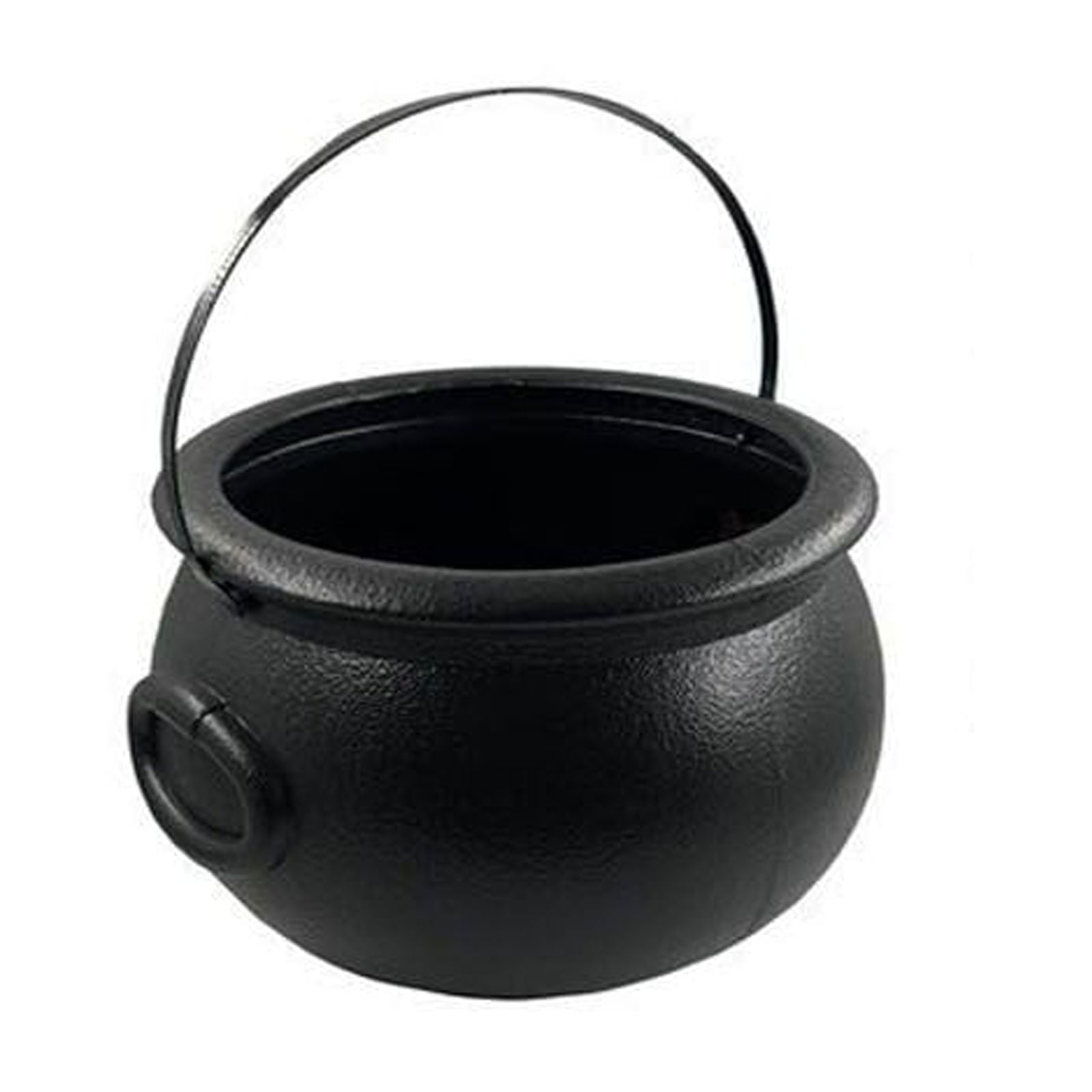 Isvgxsz Halloween Witch Candy Buckets Cauldron, Handheld Plastic Black ...