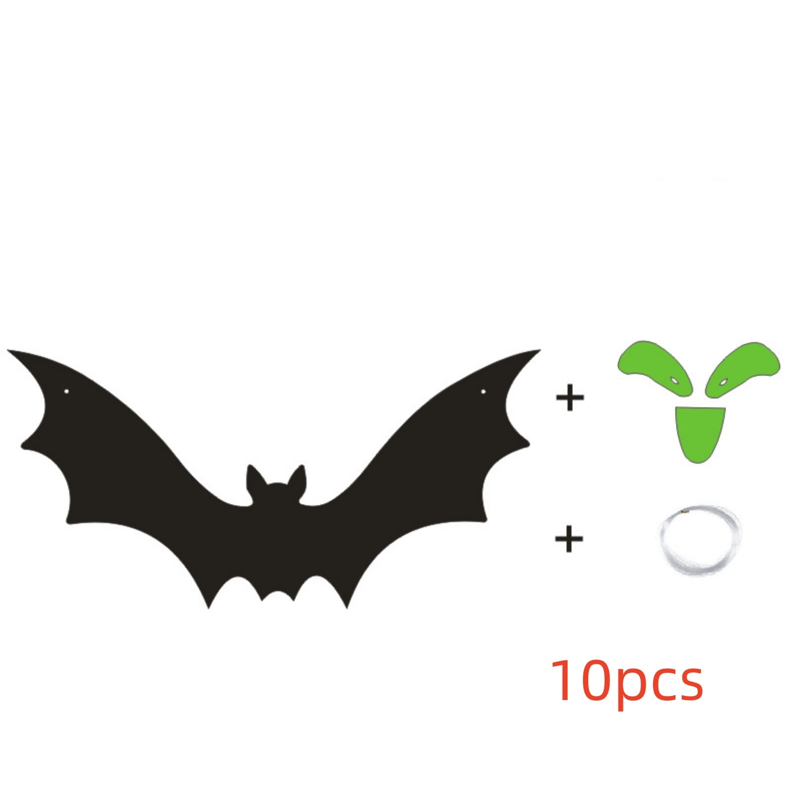 Isvgxsz Hanging Bats Halloween Decorations Outdoor - 10 Pack Large ...