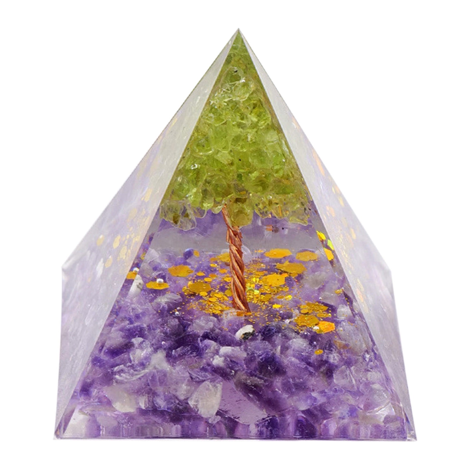 Isvgxsz Orgone Pyramid,Orgonite Crystal Ball & Aquamarine Healing ...