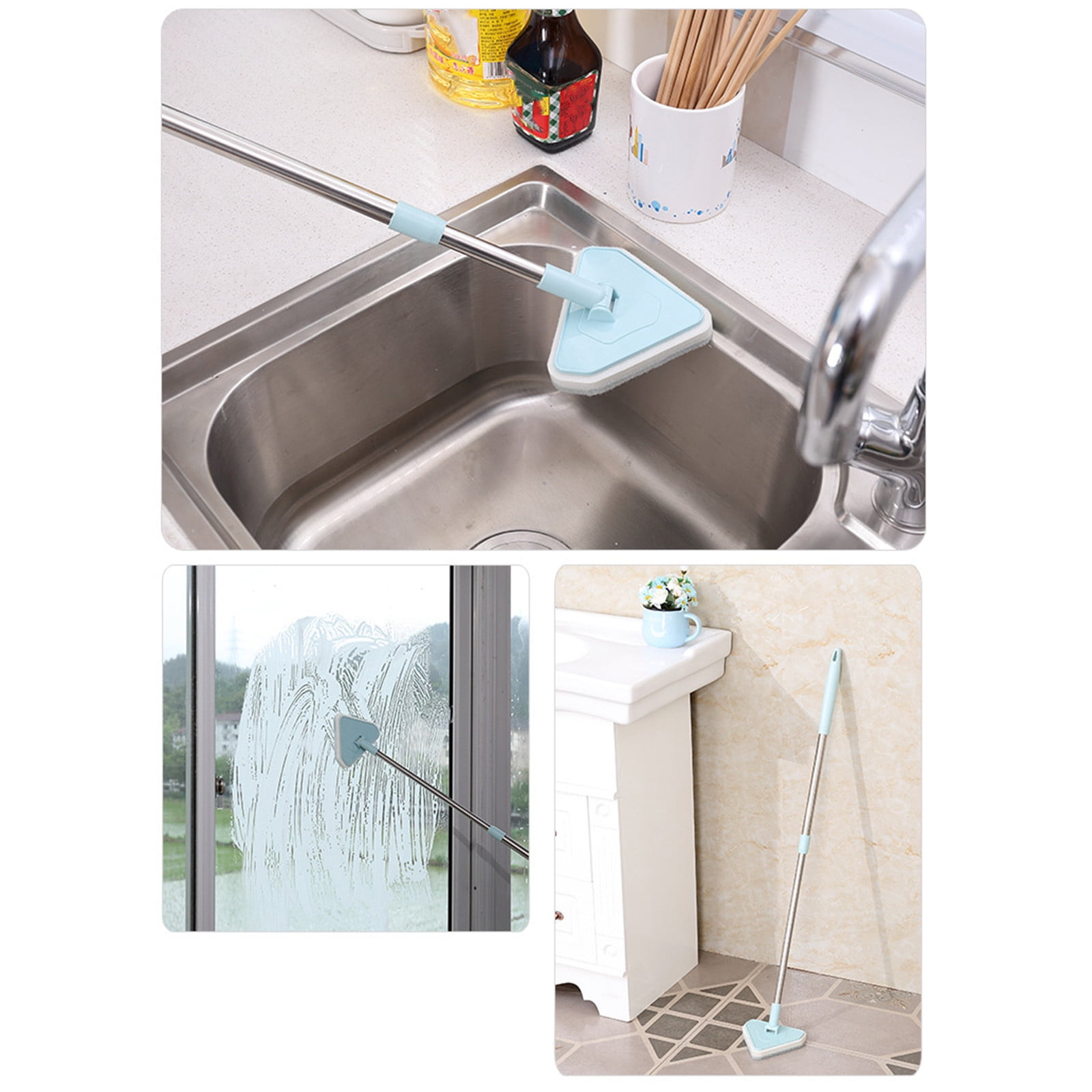 Isvgxsz Shower Bathtub Tub Tile Scrubber Cleaning Brush with 35in ...