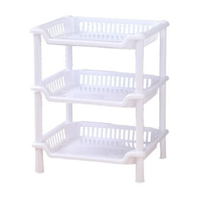 White Plastic Shelves