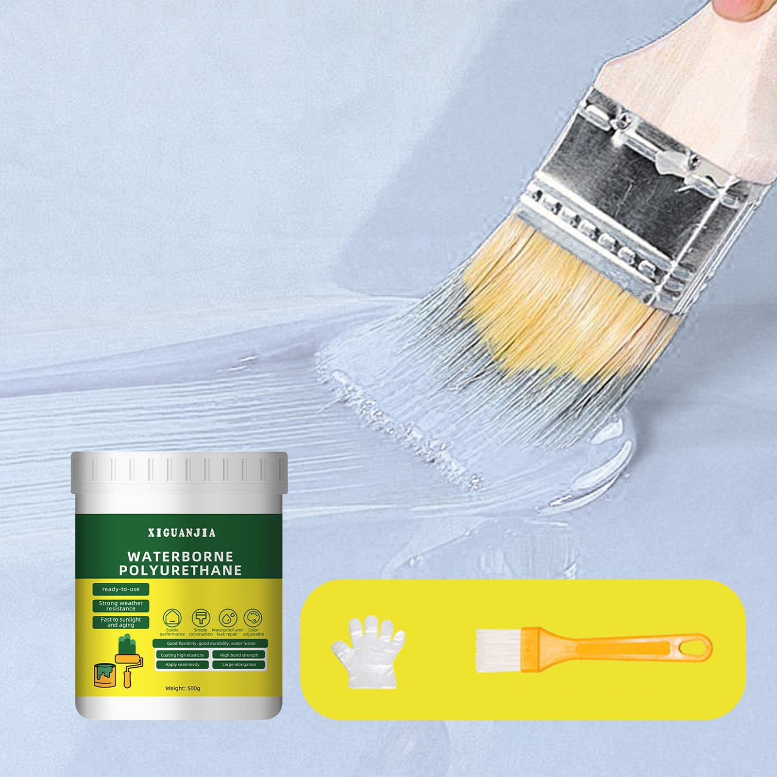 Isvgxsz Waterproof Sealant Clear 500ml, Wall Bathroom Roof Water-Based ...