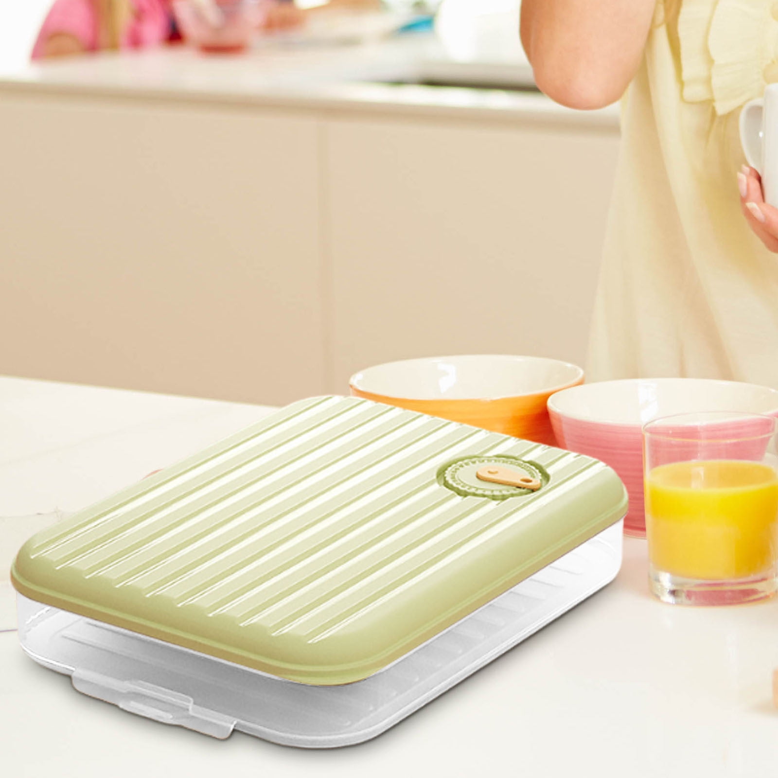 Isvgxsz Food Storage Containers with Lids, Plastic Cookie Storage ...