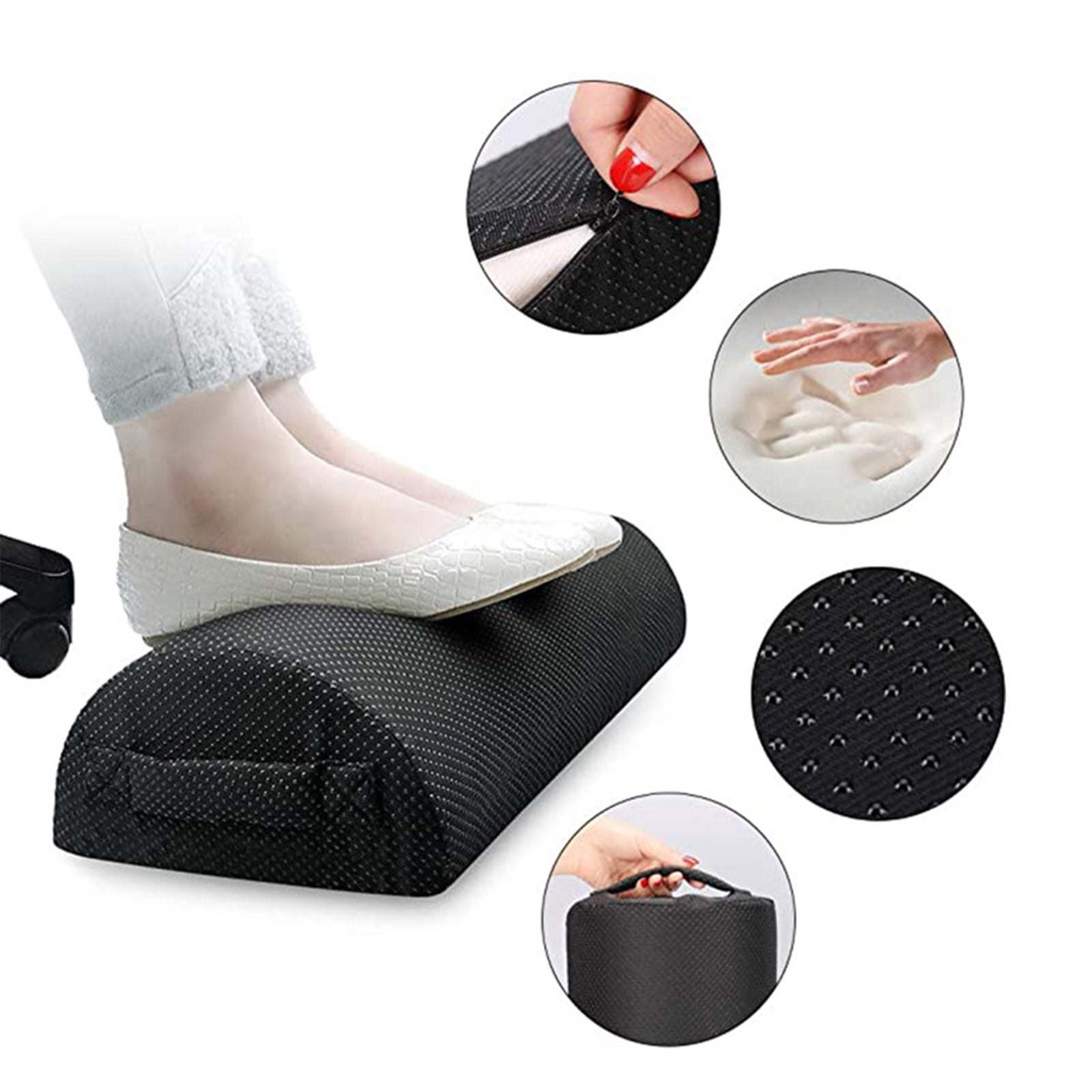 Isvgxsz Foot Rest for Under Desk at Work-Versatile Foot Stool with ...