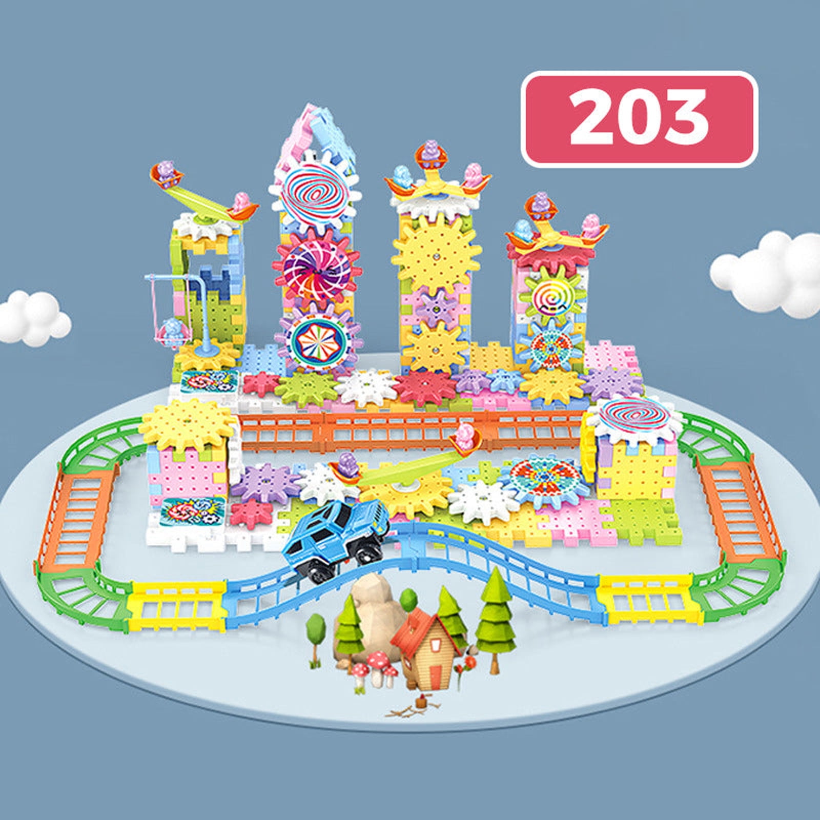 Isvgxsz Gears Toys for Kids, Educational Construction Toys for Toddlers ...