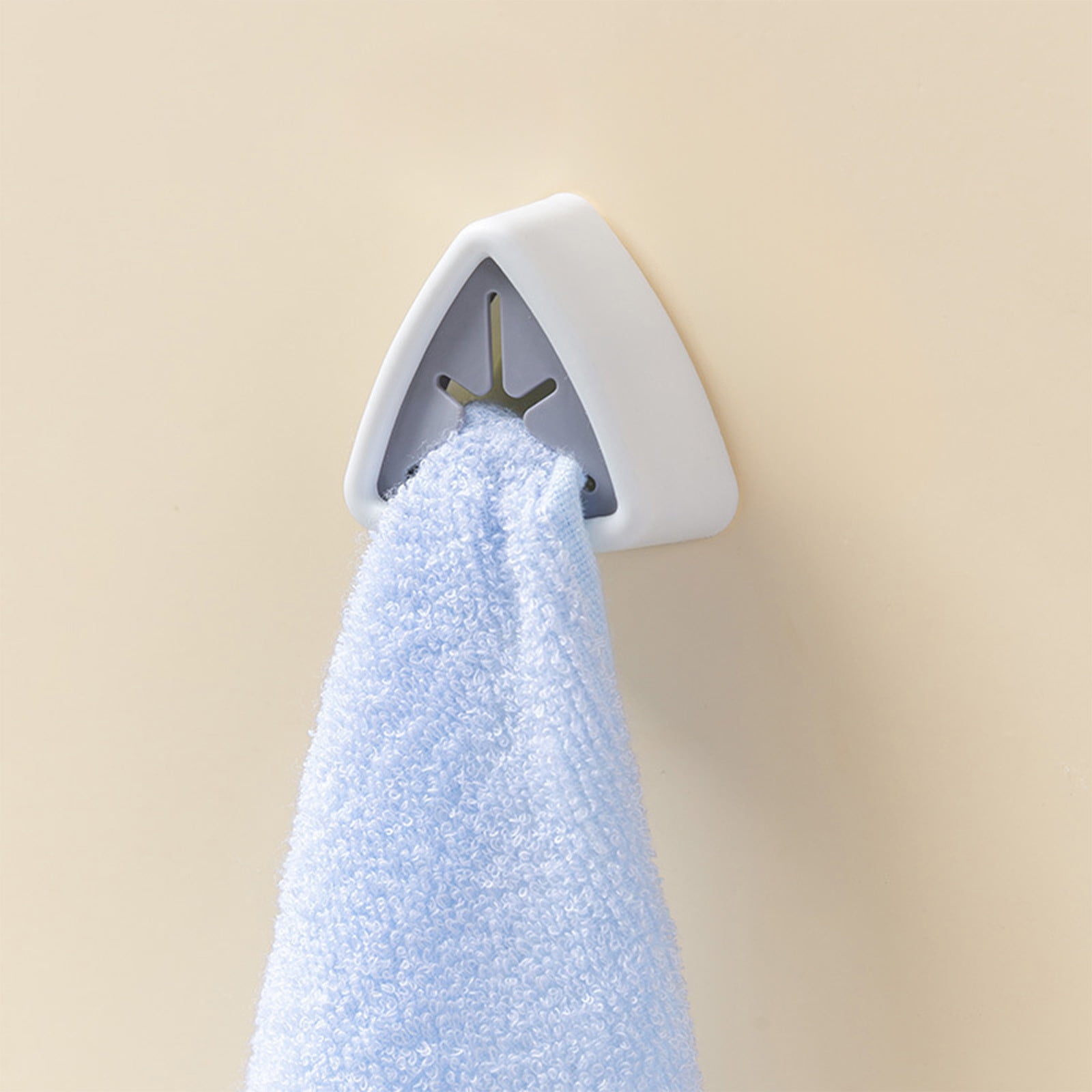 Isvgxsz Kitchen Towel Hook Holder - Wall Mount Easy Push Drilling ...