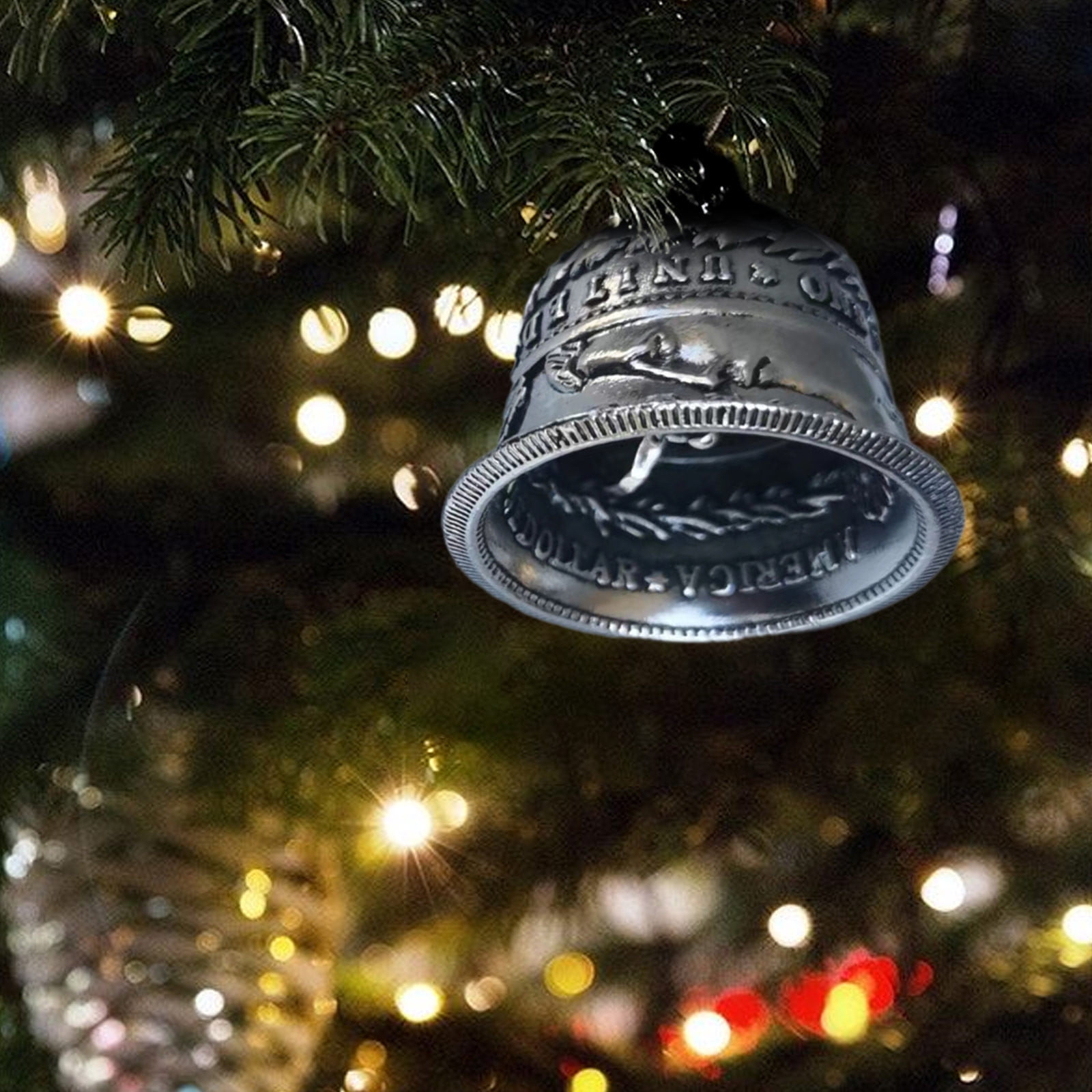 Isvgxsz Morgan Silver Dollar Bell, Vintage Classic Ornaments Craft ...