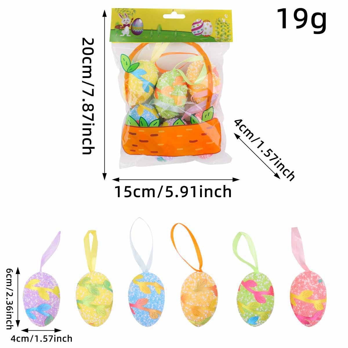 Qinghuai Paintable Easter Eggs Decorating Kit, DIY Easter Egg Dye Kit ...