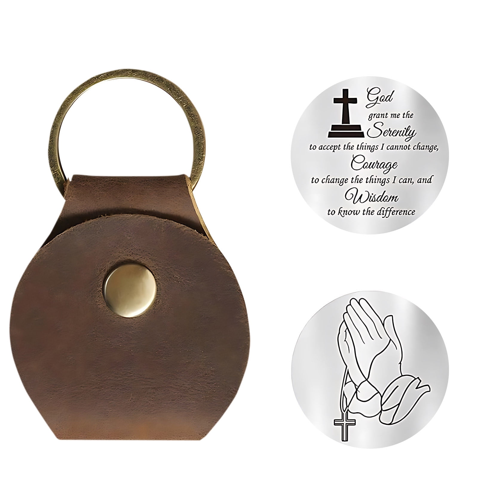 Isvgxsz Pocket Hug Token Little Pocket Hug Coin Stainless Steel Pocket ...