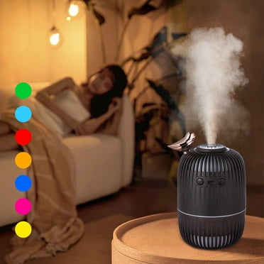 Up to 65% off! Fish Tank Portable Humidifier, 460ml Cold Mist Small Humidifier, USB Quiet ...