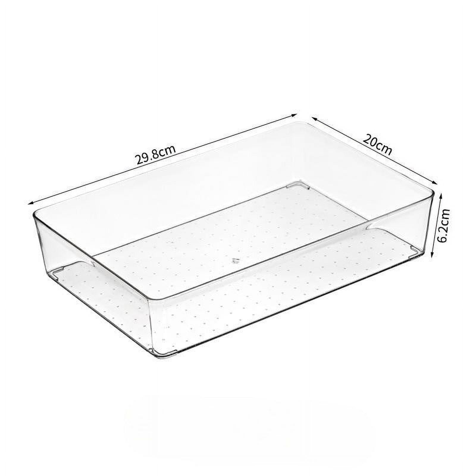 Isvgxsz Stackable Storage Drawers,Clear Acrylic Drawer Organizers with ...