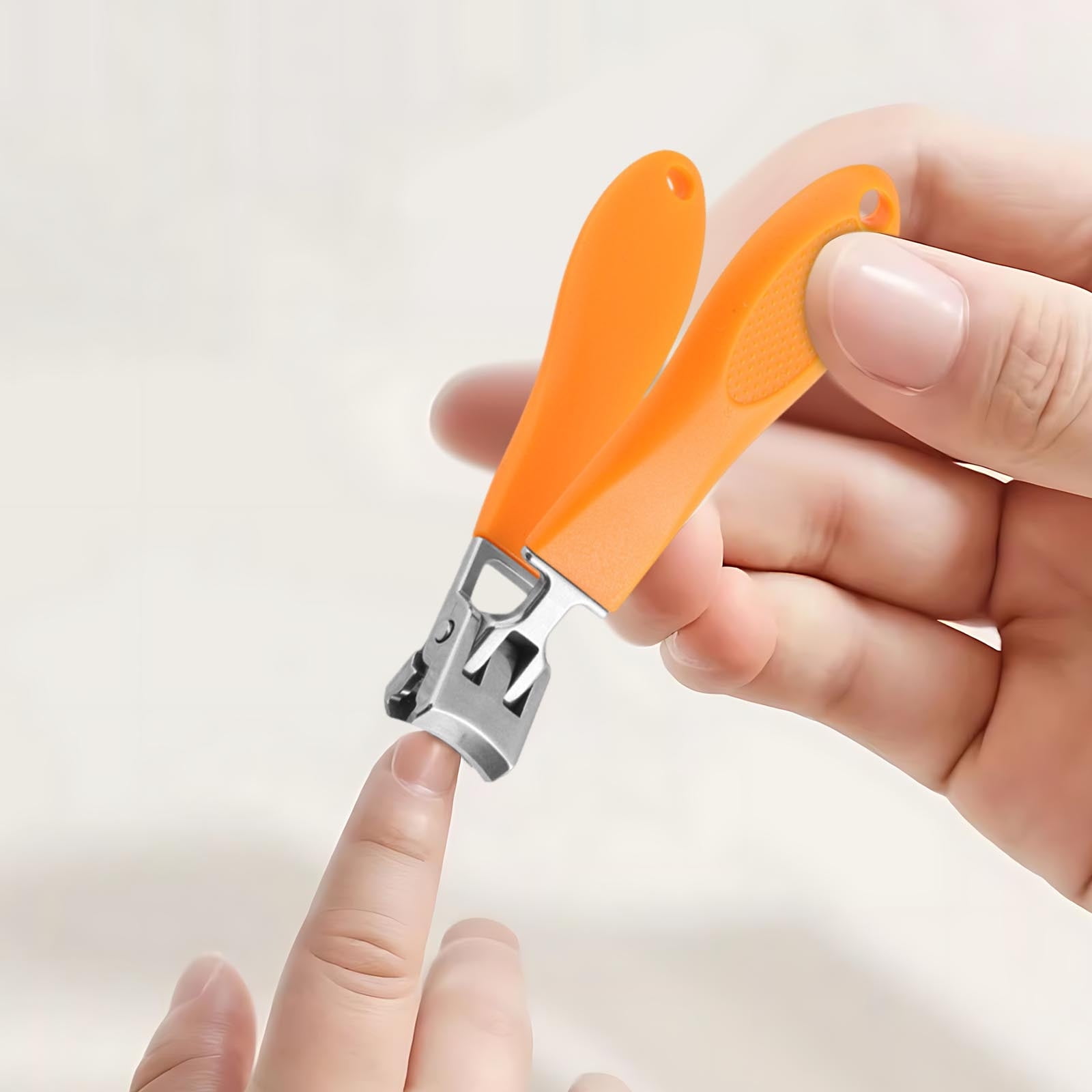 Qinghuai Toenail Clippers for Seniors Thick Toenails, Upgrade Angled ...