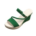 Qingpeng Womens Breathable Stylish Sandals Summer Open Toe Wedge ...