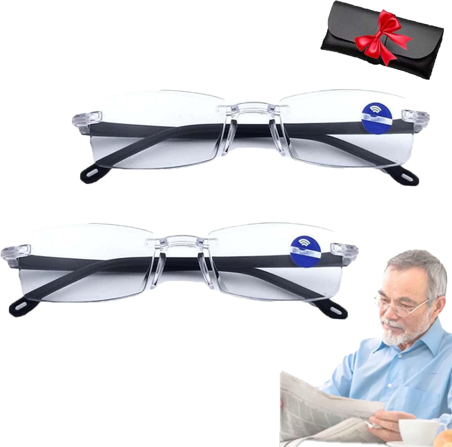 Qingq Mag Vision Glasses, Magvision Glasses for women, Intelligent Zoom ...