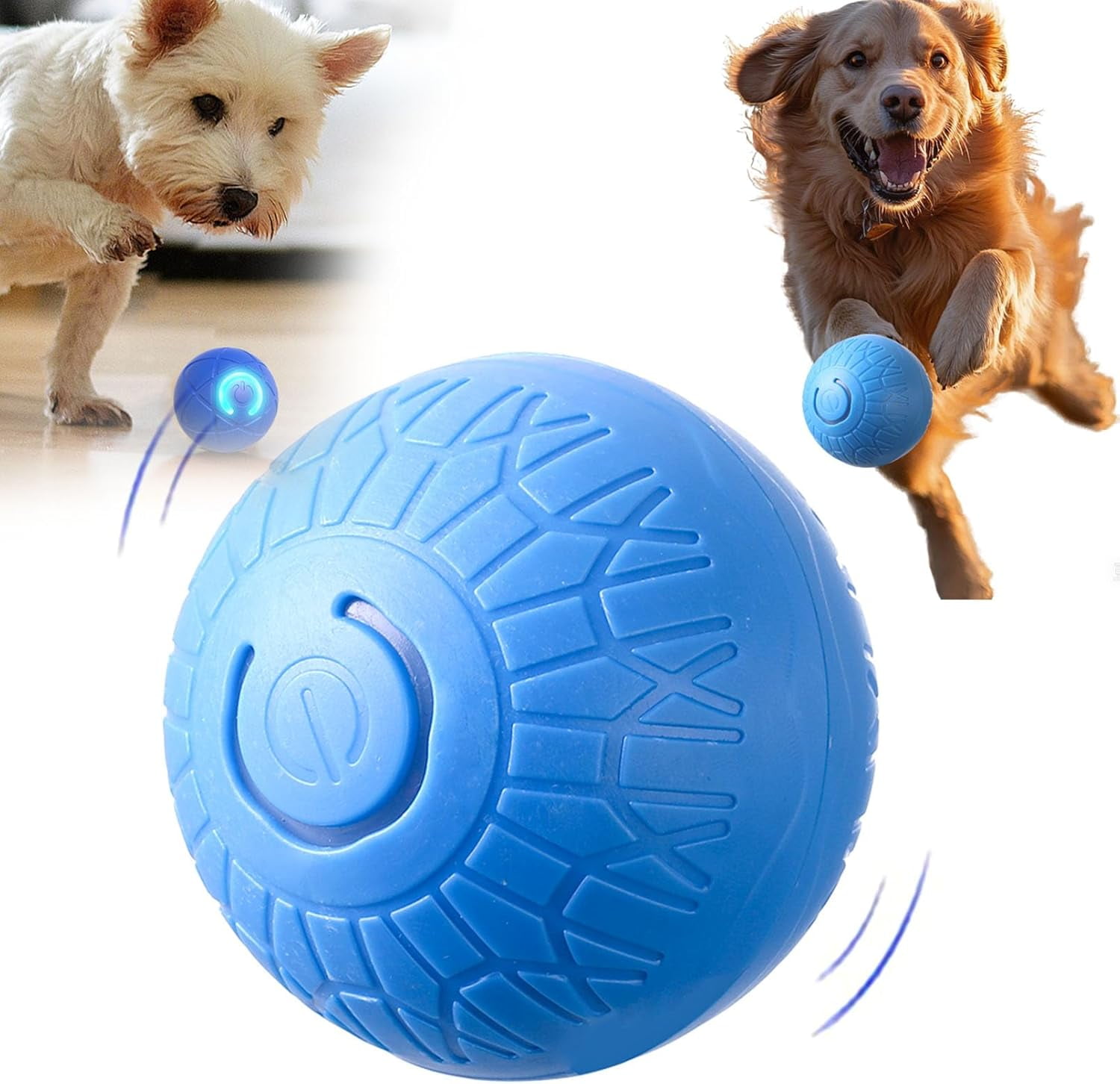 Qingshang Interactive Dog Toys Dog Ball, 2025 Upgrade Large Automatic ...