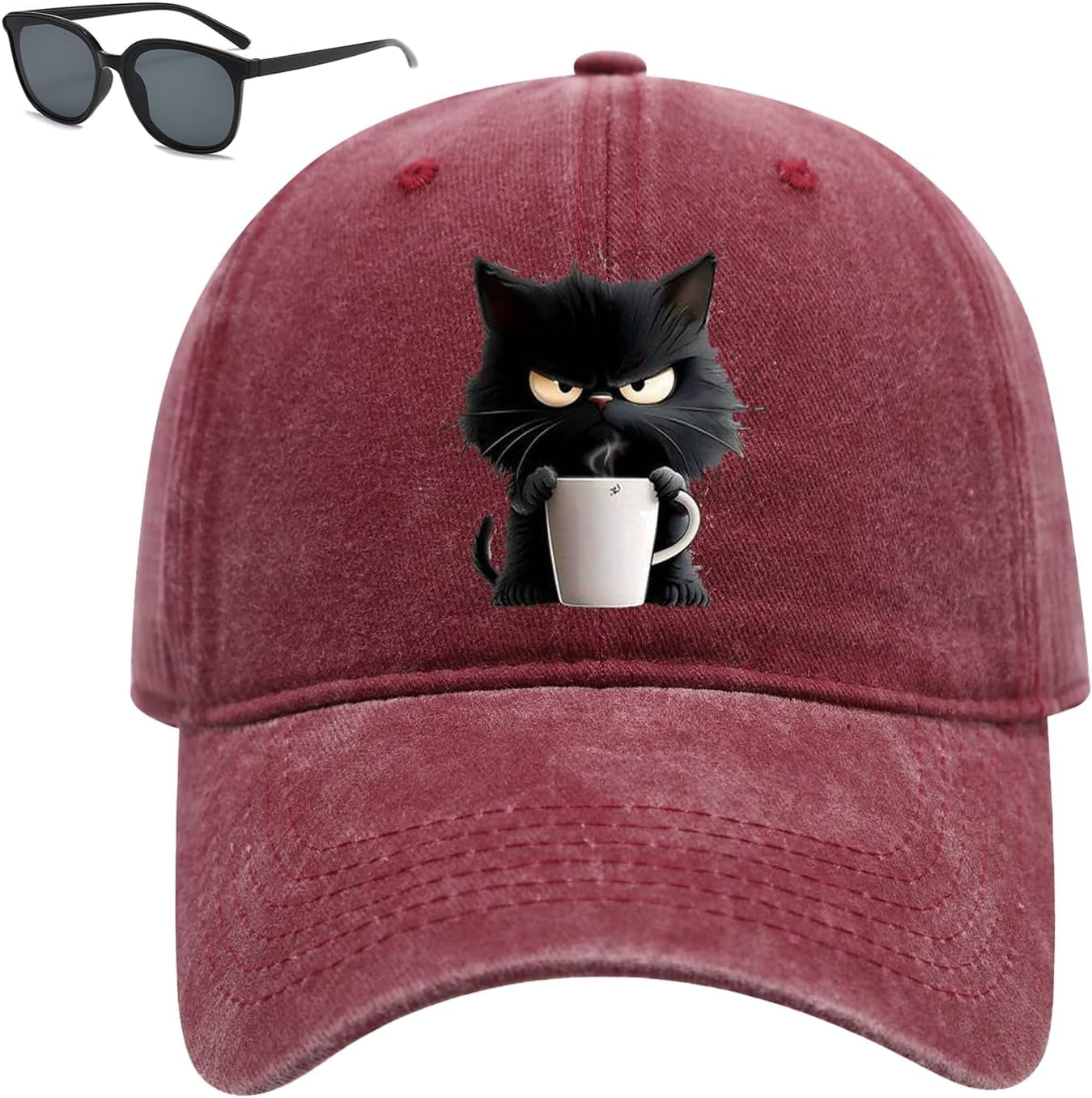 QingxingFa Feral but Fashionable - Cat Hat Edition, Grumpy Cat Coffee ...