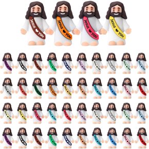 Rubber Jesus Action Figures