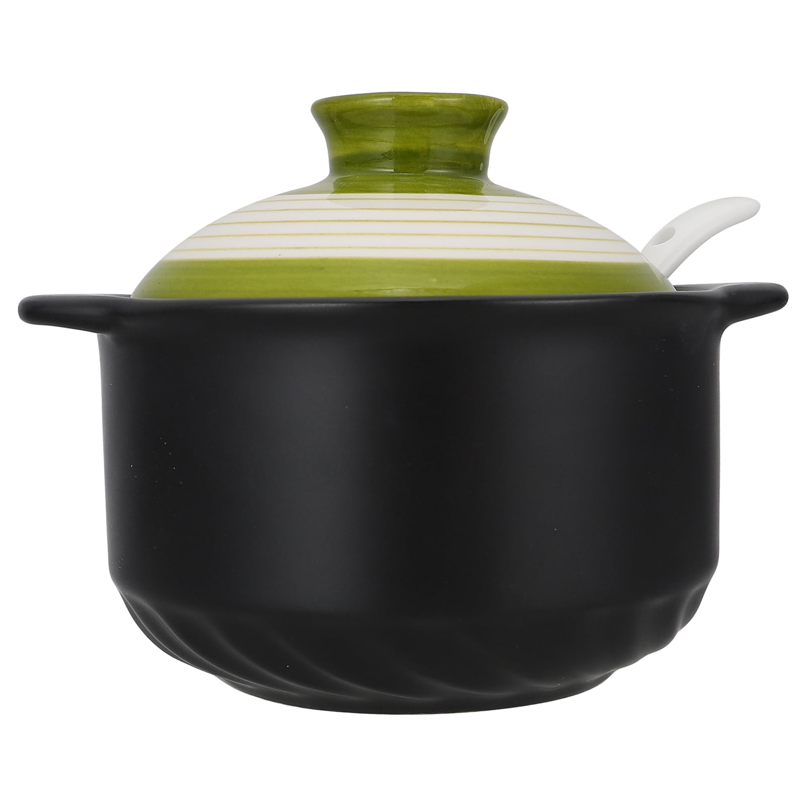 Qingyao Seasoning Jar Ceramic Pot Storage Flatware Container with Lid ...