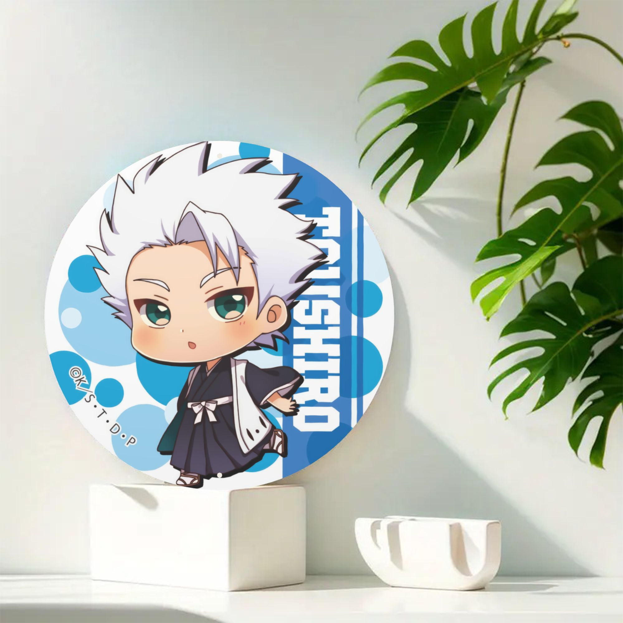 Qingyee 8x8In Circle 2D Anime Metal Plaques,Bleach Character Graphic ...
