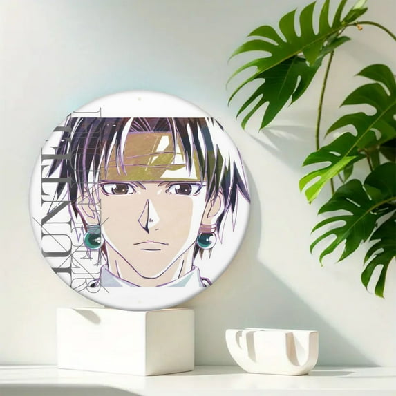Qingyee 8x8In Circle 2D Anime Metal Plaques,Hunter x Hunter Character ...