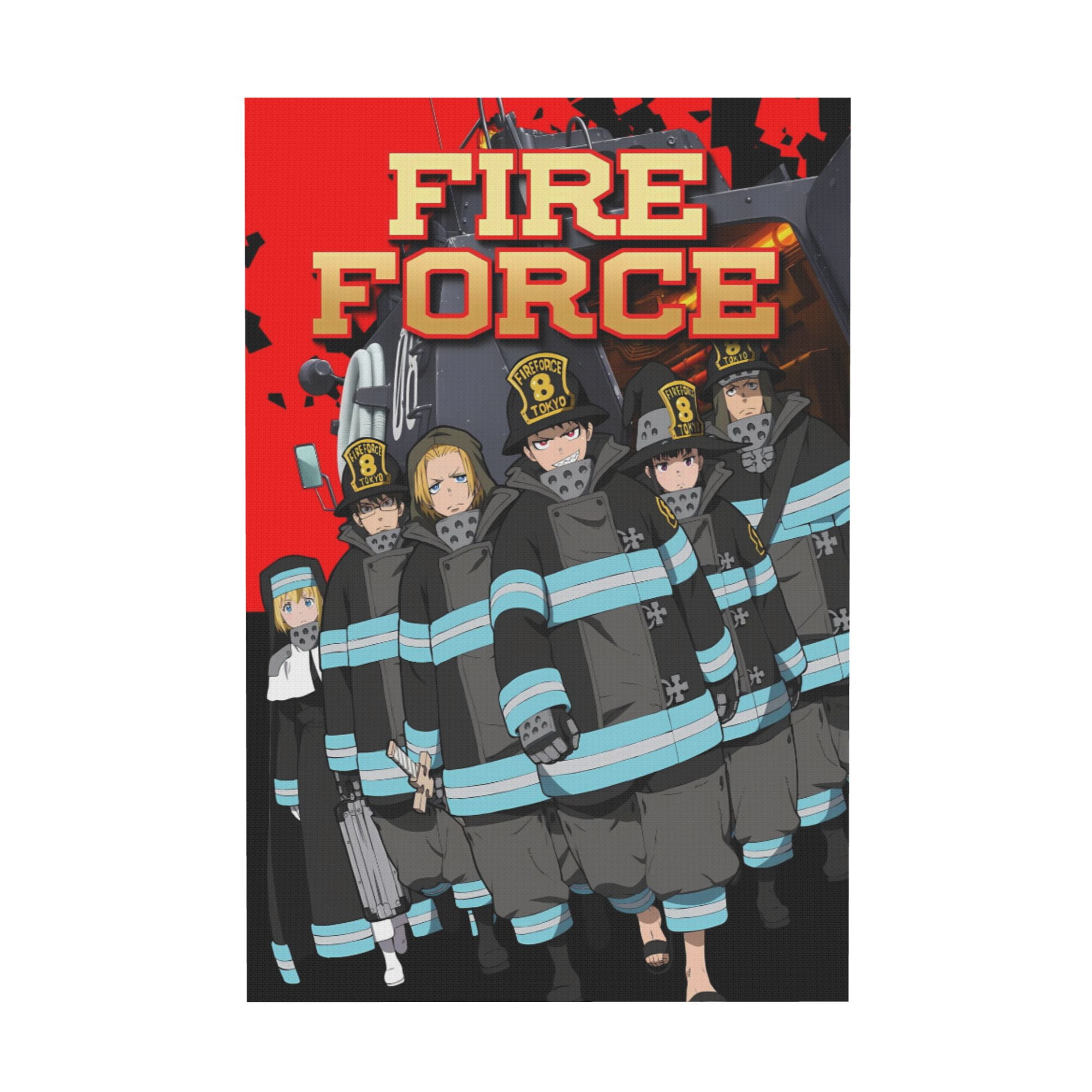 Qingyee Animation Fire Force Canvas Poster Multi Size Decorative Poster ...