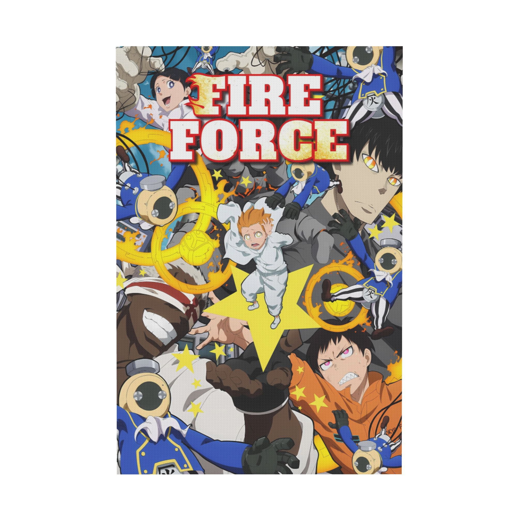 Qingyee Animation Fire Force Canvas Poster Multi Size Decorative Poster ...
