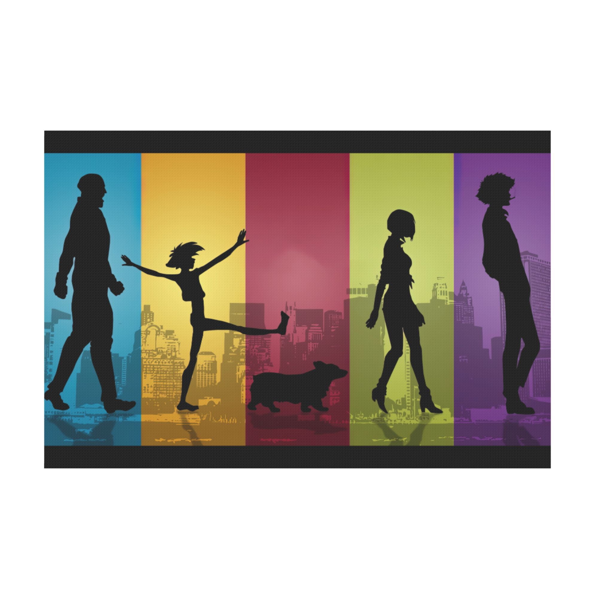 Qingyee Anime Canvas Poster Polyester Multi Size Decorative Poster ...