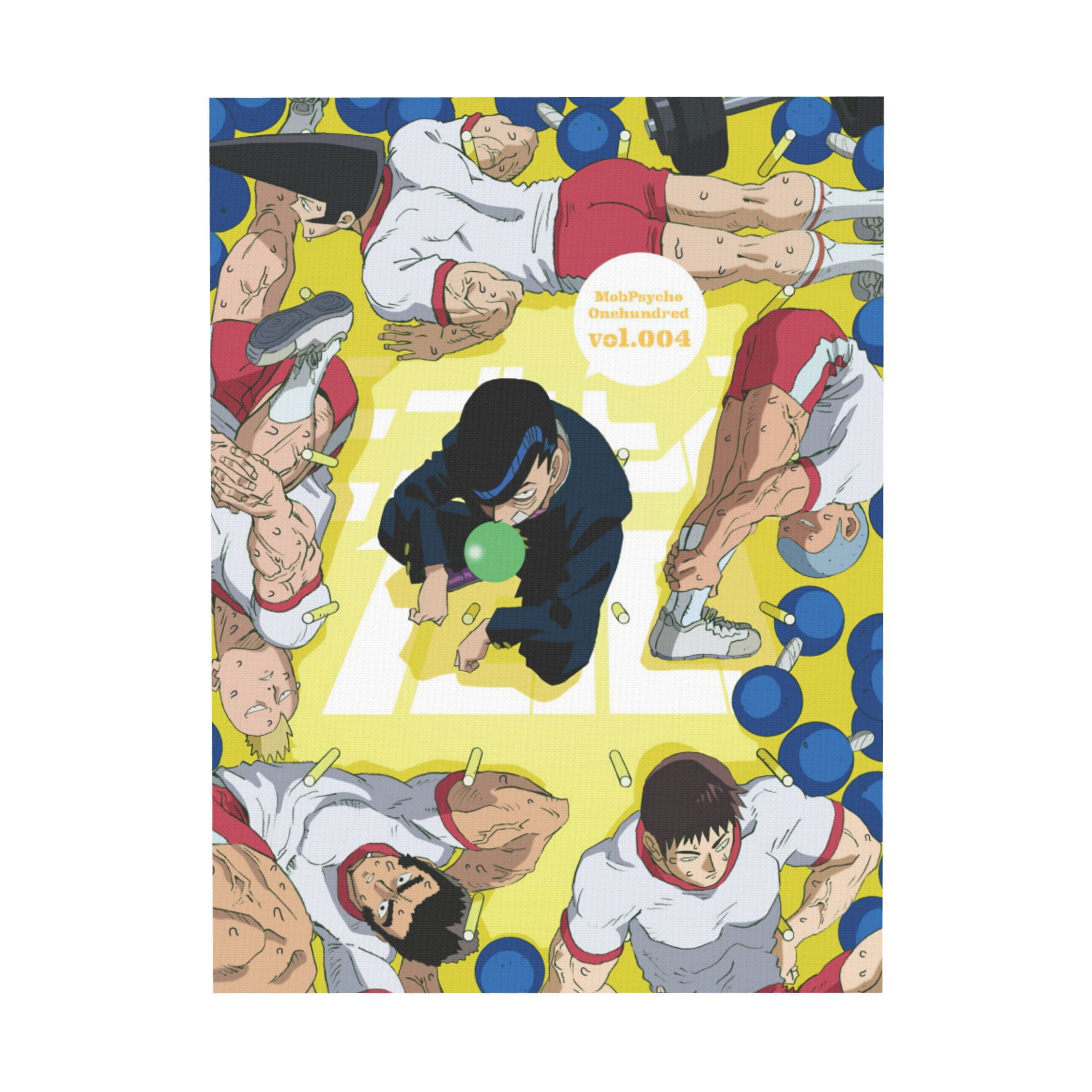 Qingyee Anime Canvas Poster Polyester Multi Size Decorative Poster,Mob ...