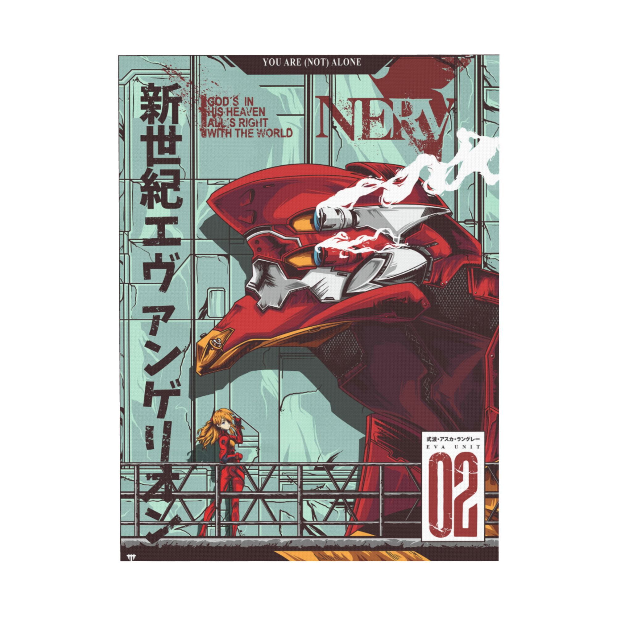 Qingyee Anime Canvas Poster Polyester Multi Size Decorative Poster,NEON ...