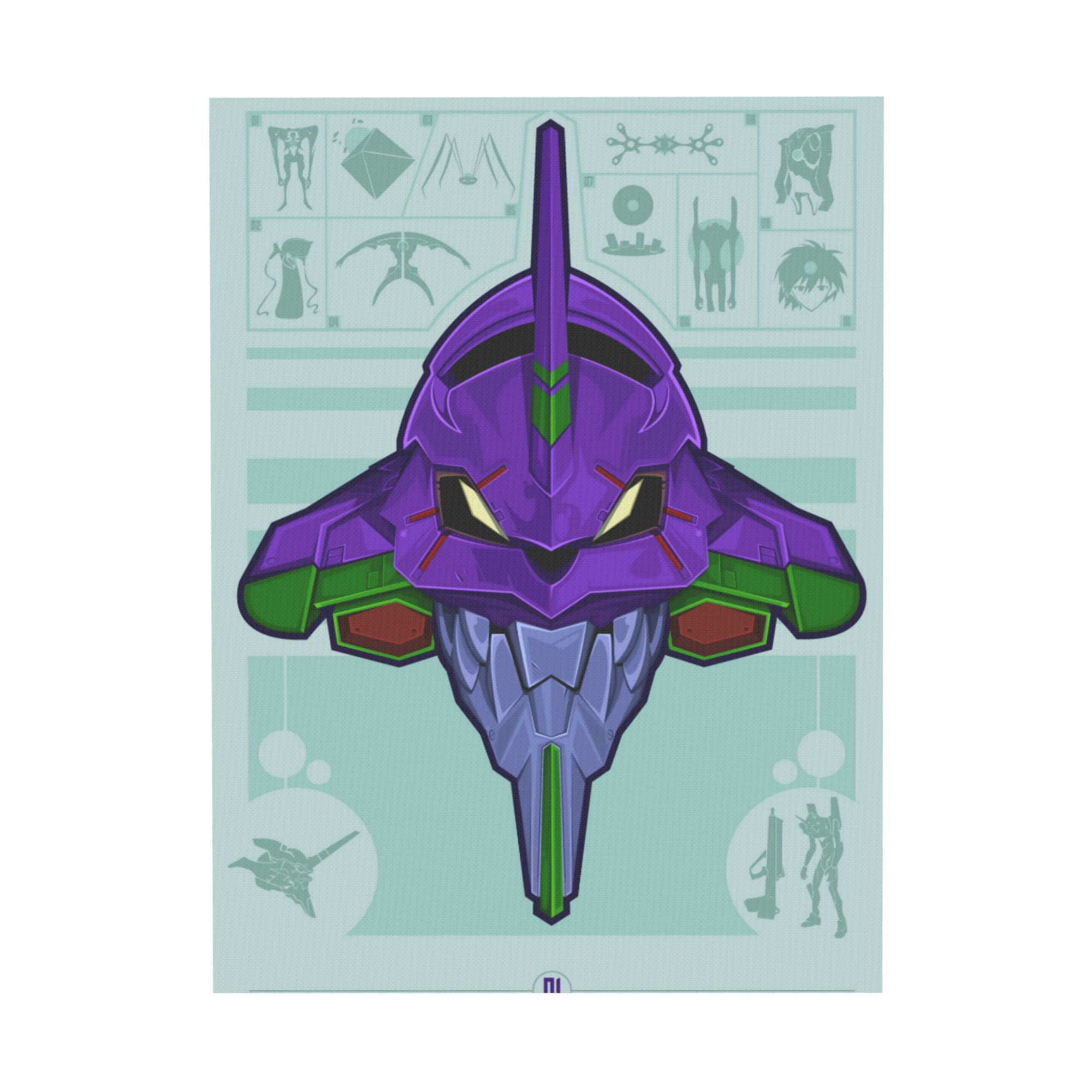 Qingyee Anime Canvas Poster Polyester Multi Size Decorative Poster,NEON ...