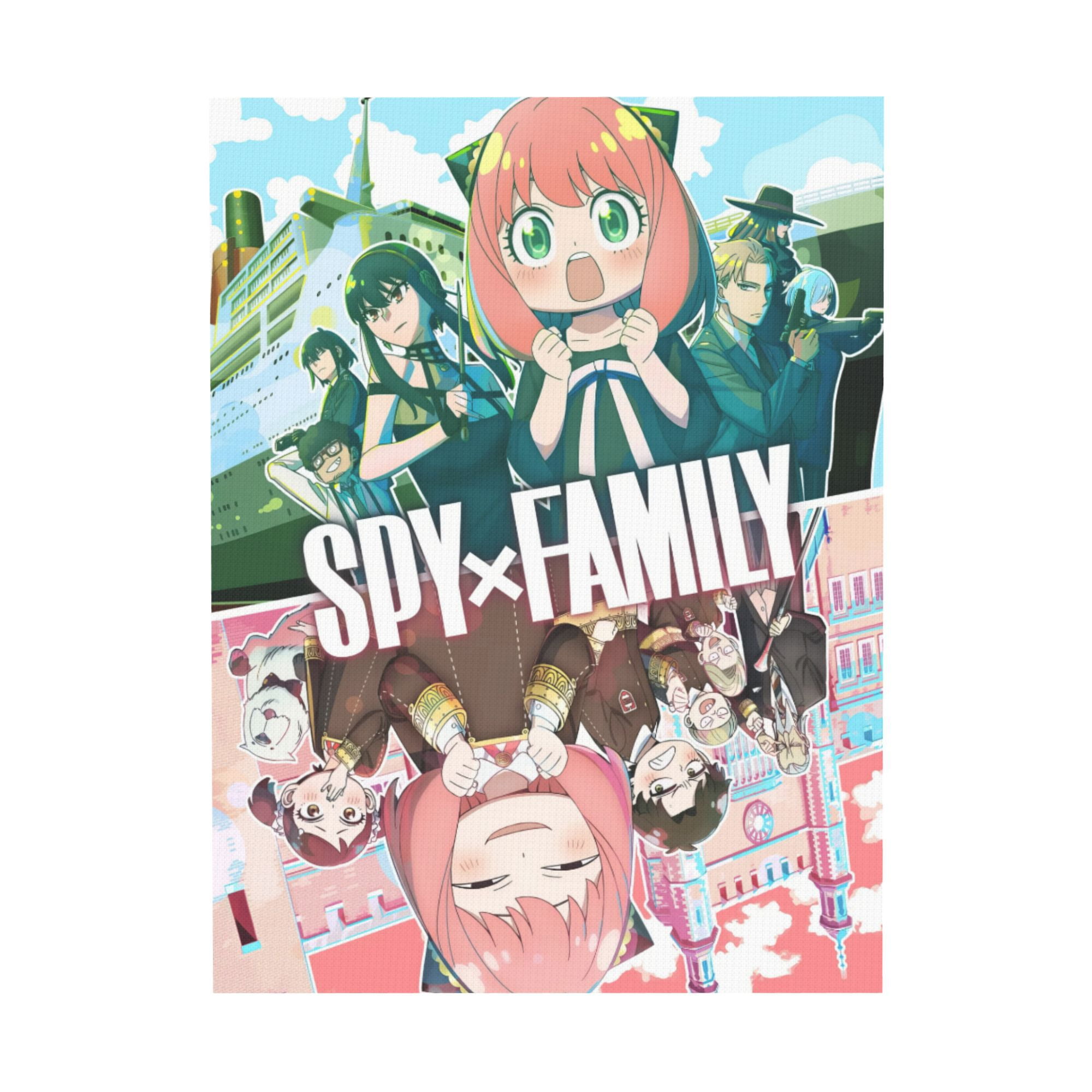 Qingyee Anime Canvas Poster Polyester Multi Size Decorative Poster,Spy ...