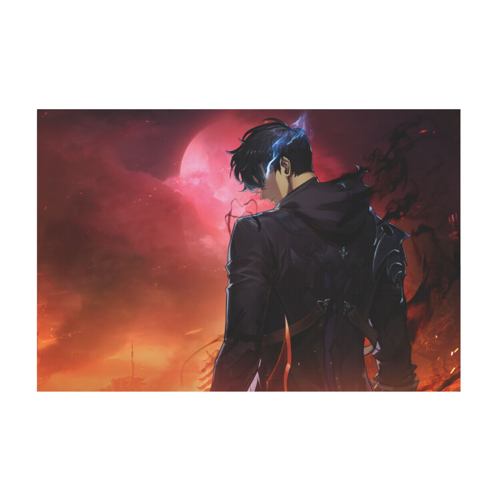 Qingyee Anime Paint Decorative Poster Multi-Size Polyester SOLO ...