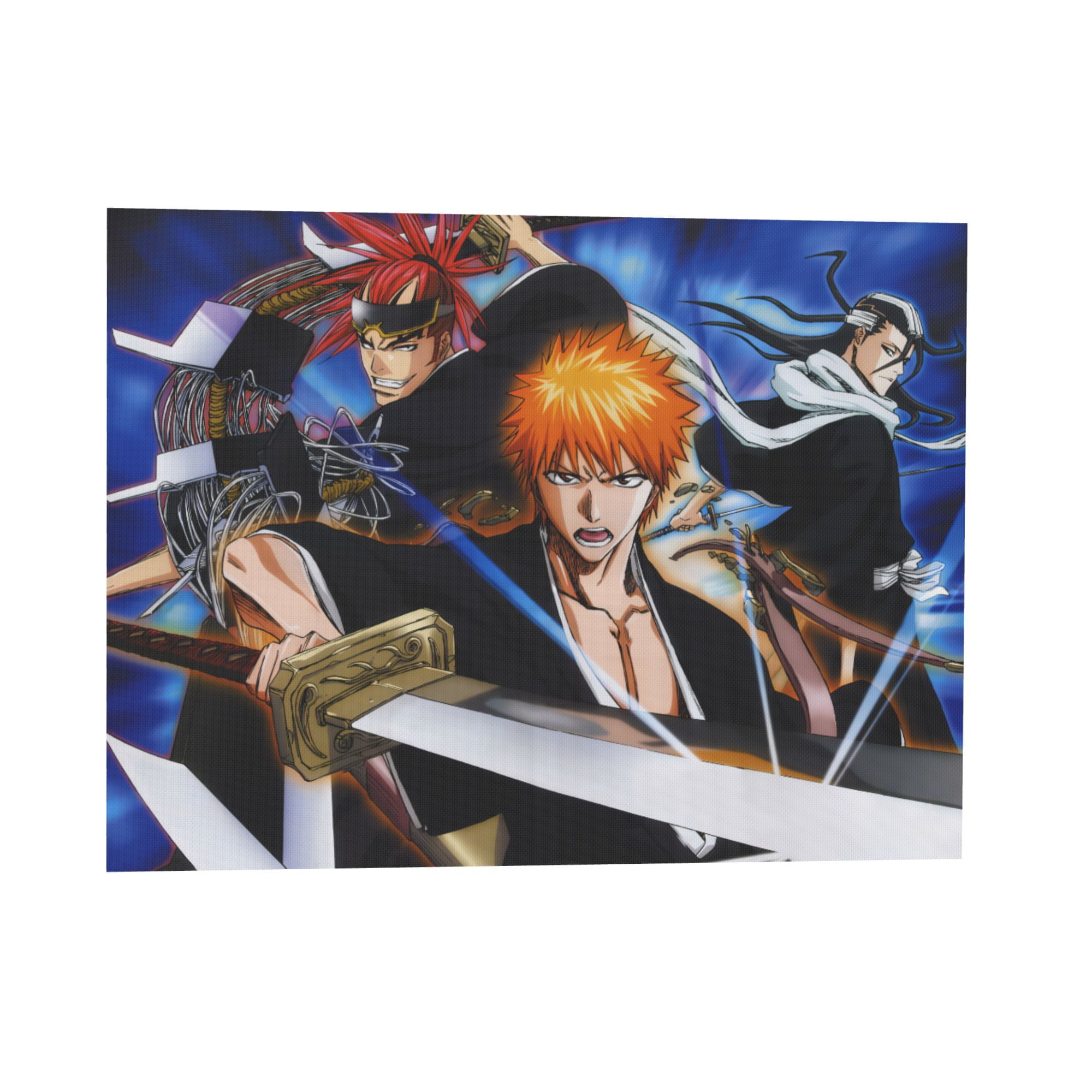 Qingyee Anime Poster Polyester Multi Size Decorative Poster, BLEACH ...
