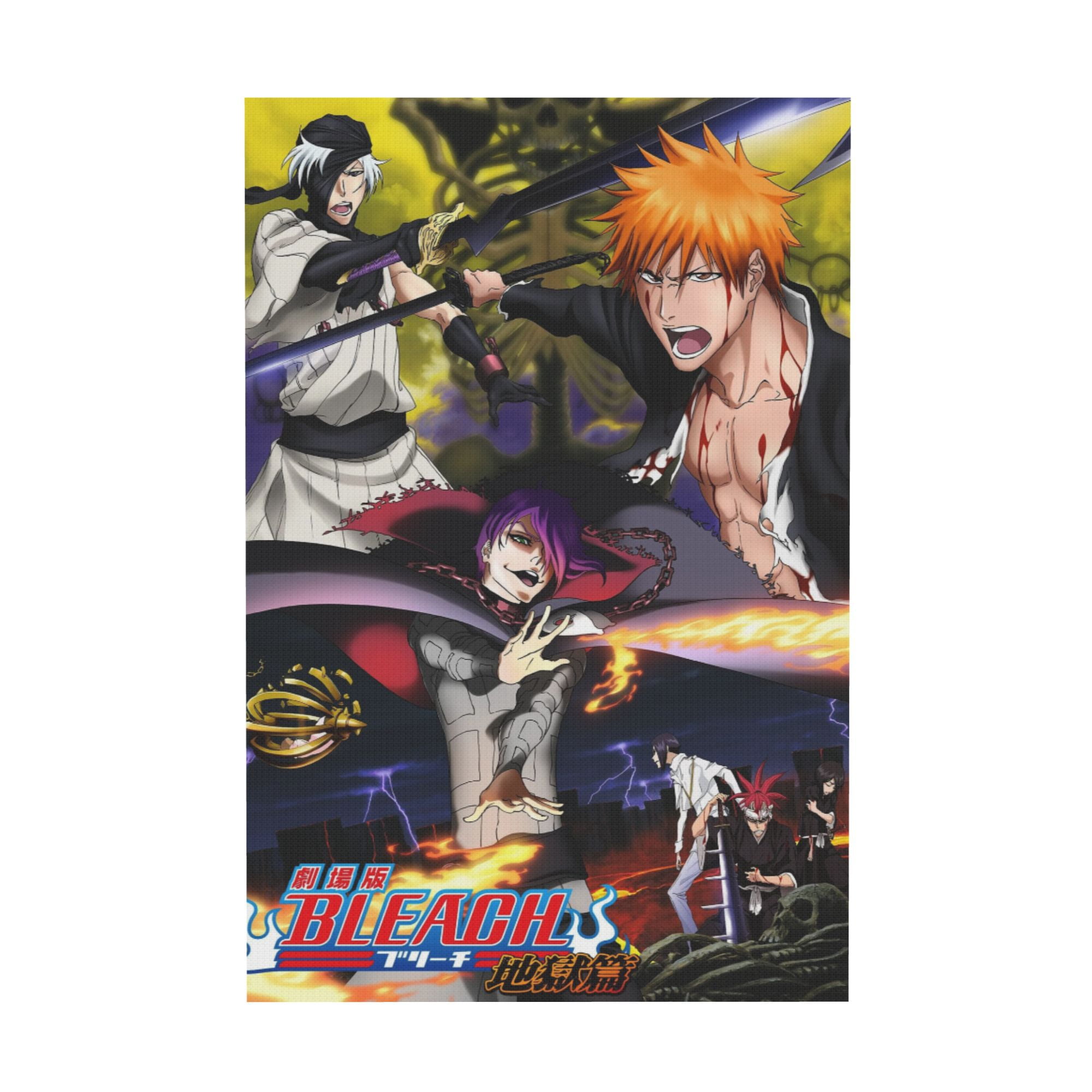 Qingyee Anime Poster Polyester Multi Size Decorative Poster, BLEACH ...