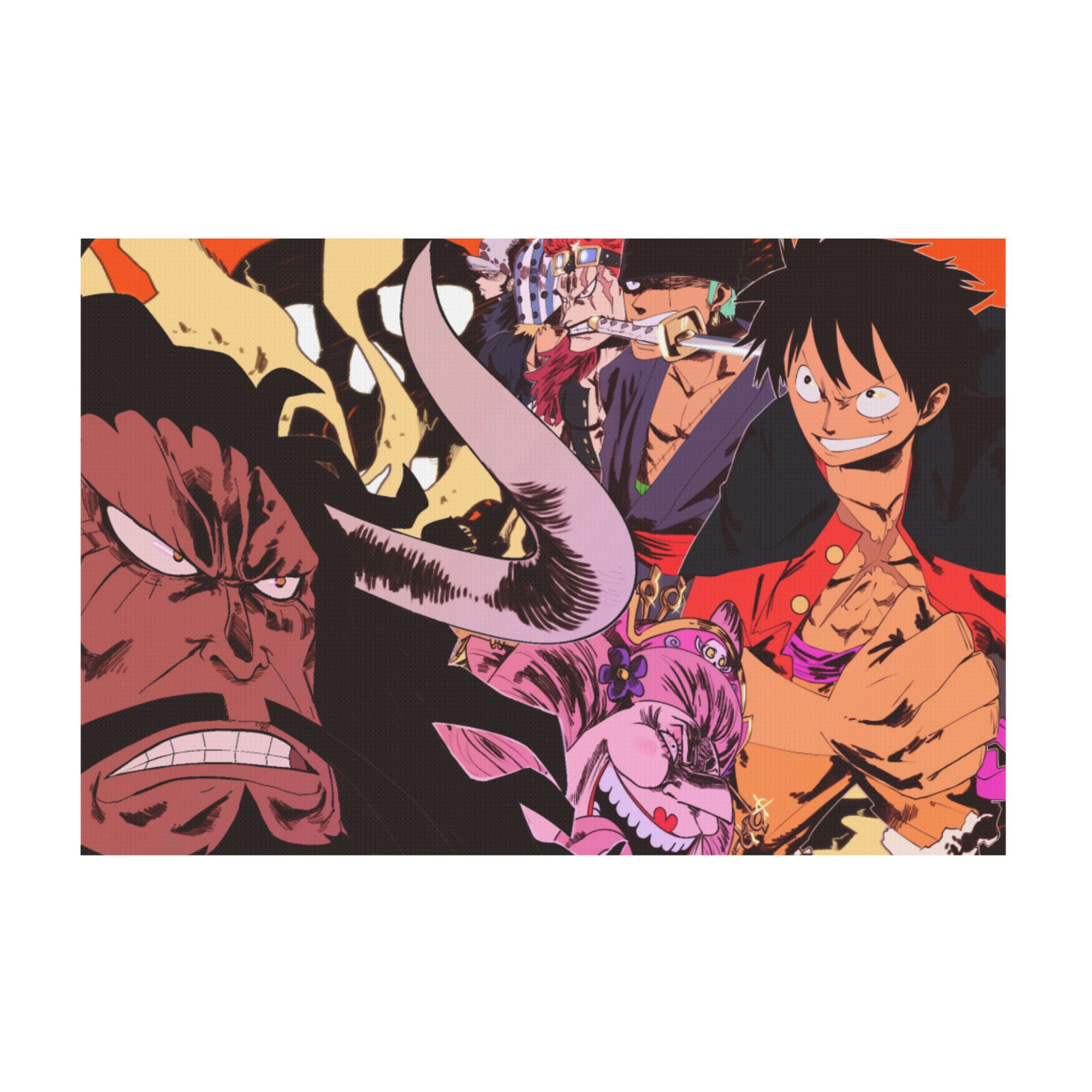 Qingyee Anime Poster Polyester Multi Size Decorative Poster, One Piece ...