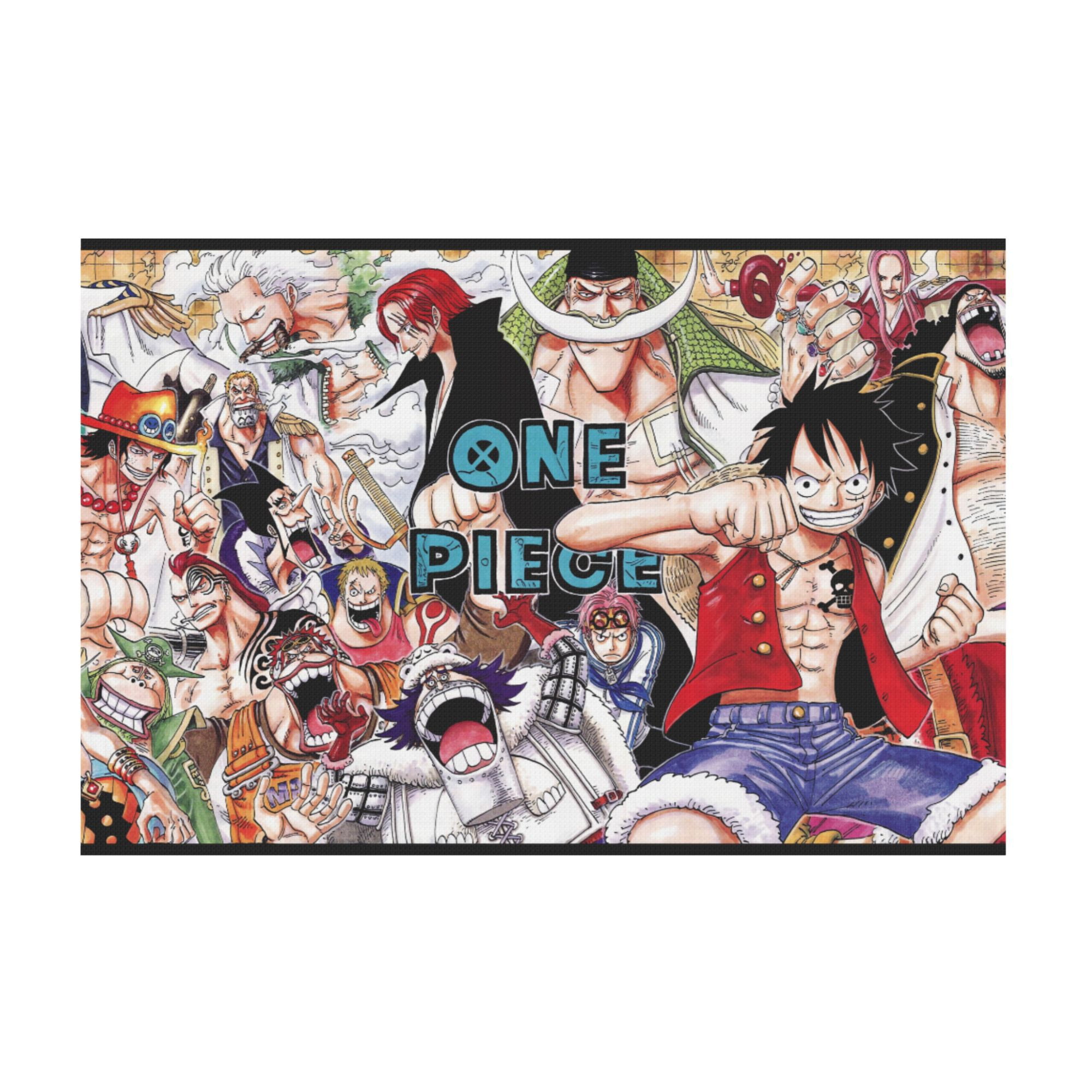 Qingyee Anime Poster Polyester Multi Size Decorative Poster, One Piece ...