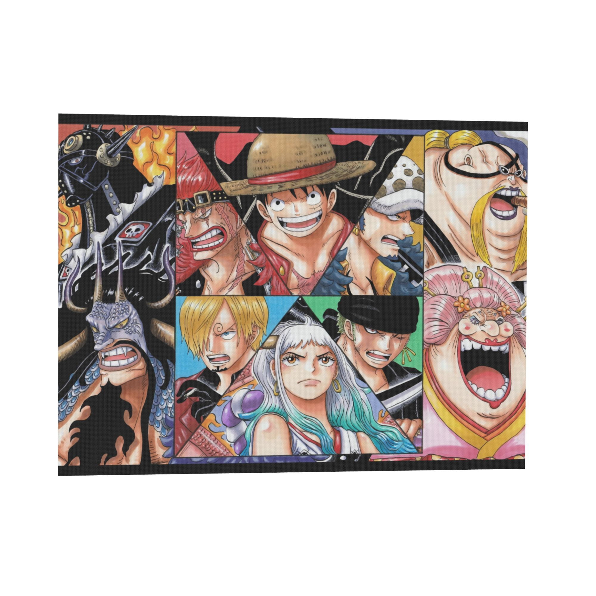 Qingyee Anime Poster Polyester Multi Size Decorative Poster, One Piece ...