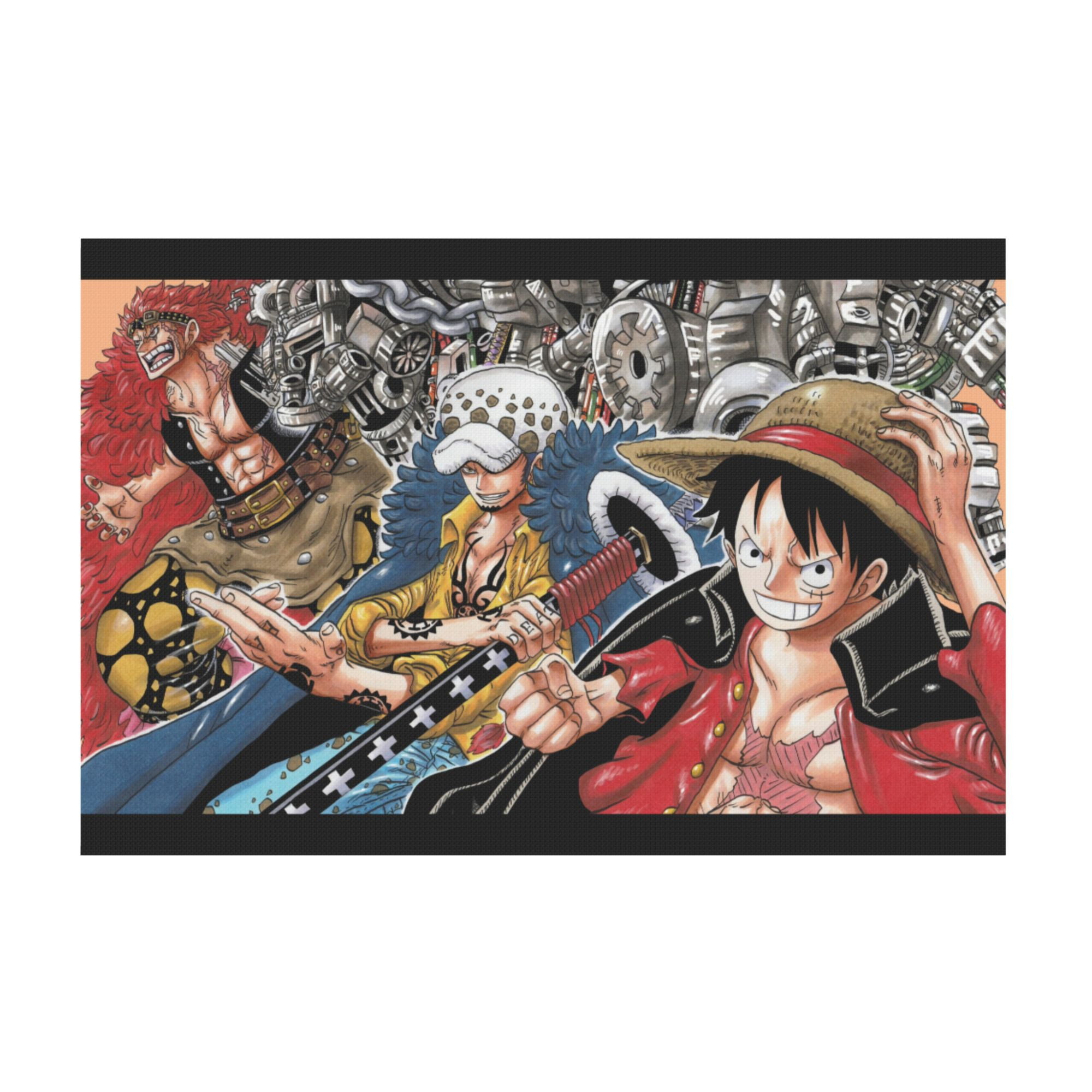 Qingyee Anime Poster Polyester Multi Size Decorative Poster, One Piece ...