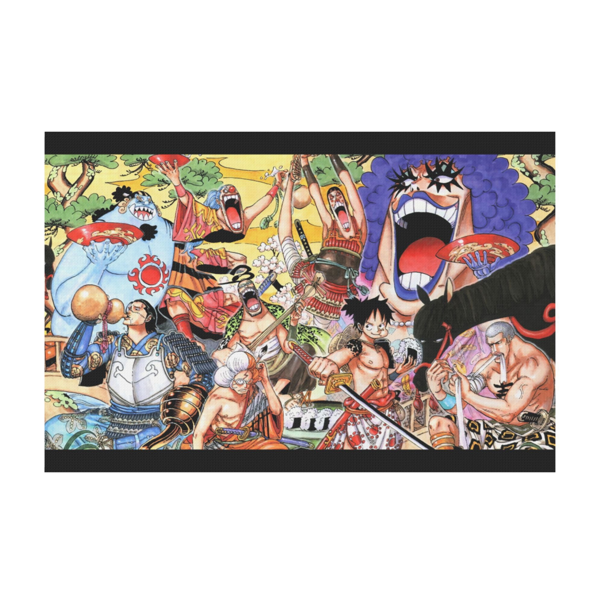 Qingyee Anime Poster Polyester Multi Size Decorative Poster, One Piece ...