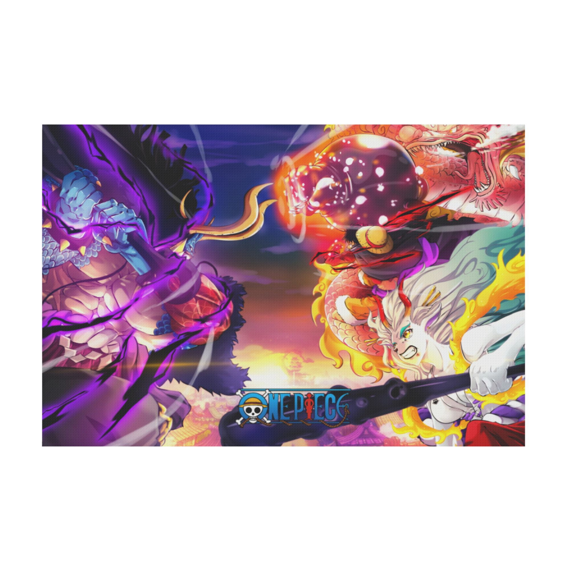 Qingyee Anime Poster Polyester Multi Size Decorative Poster, One Piece ...