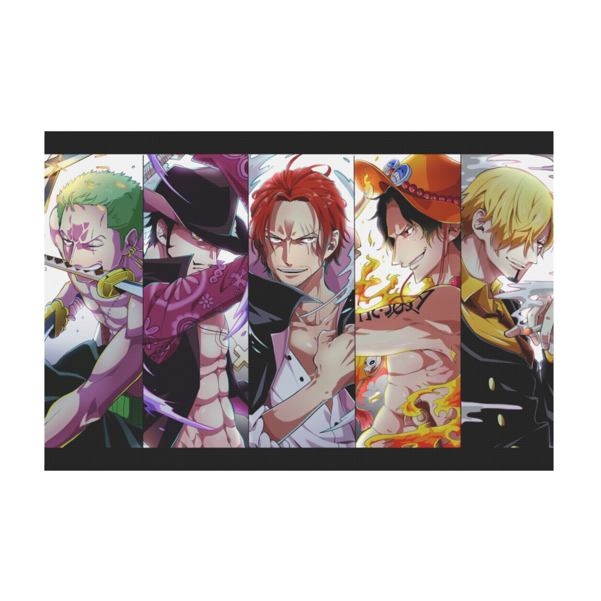 Qingyee Anime Poster Polyester Multi Size Decorative Poster, One Piece ...