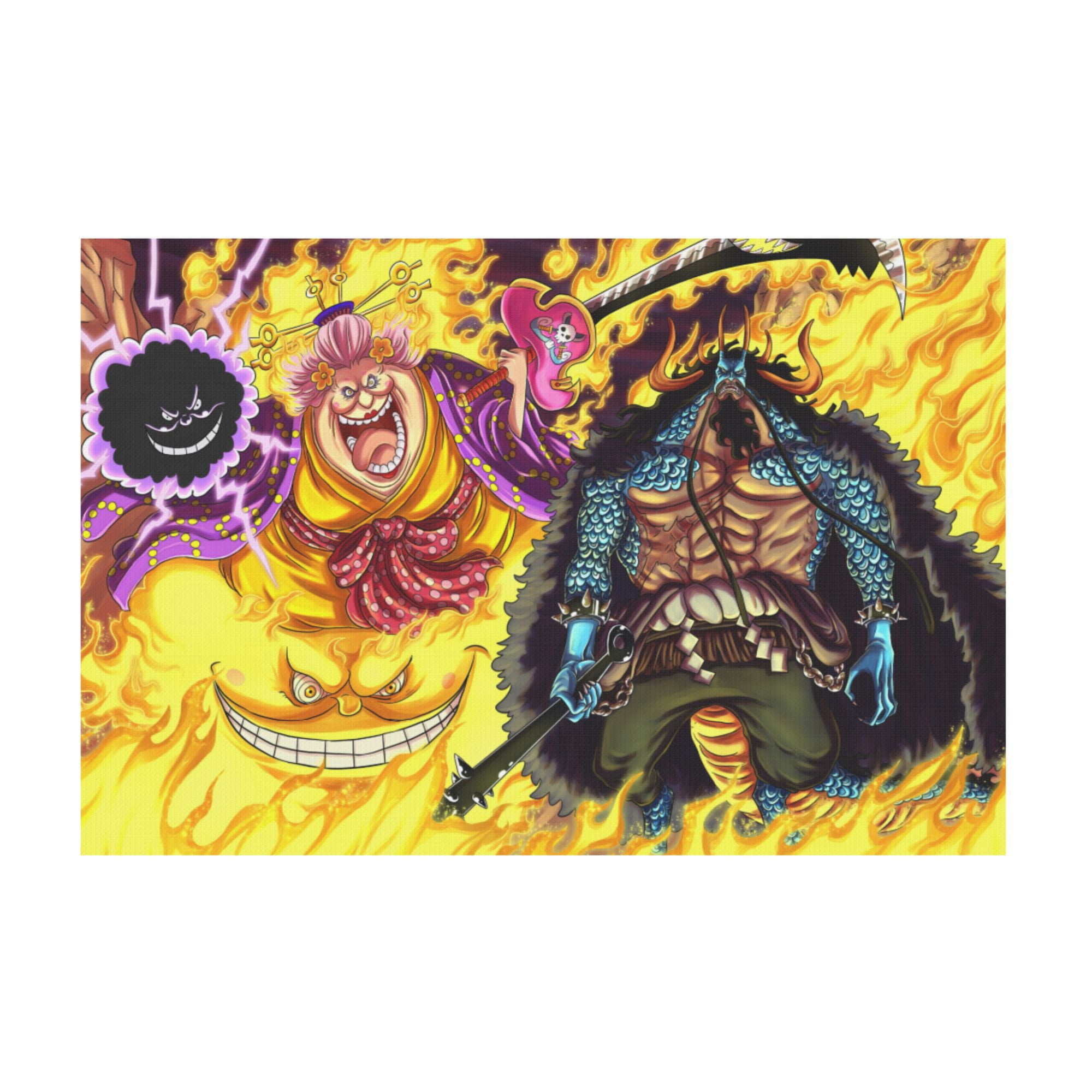 Qingyee Anime Poster Polyester Multi Size Decorative Poster, One Piece ...