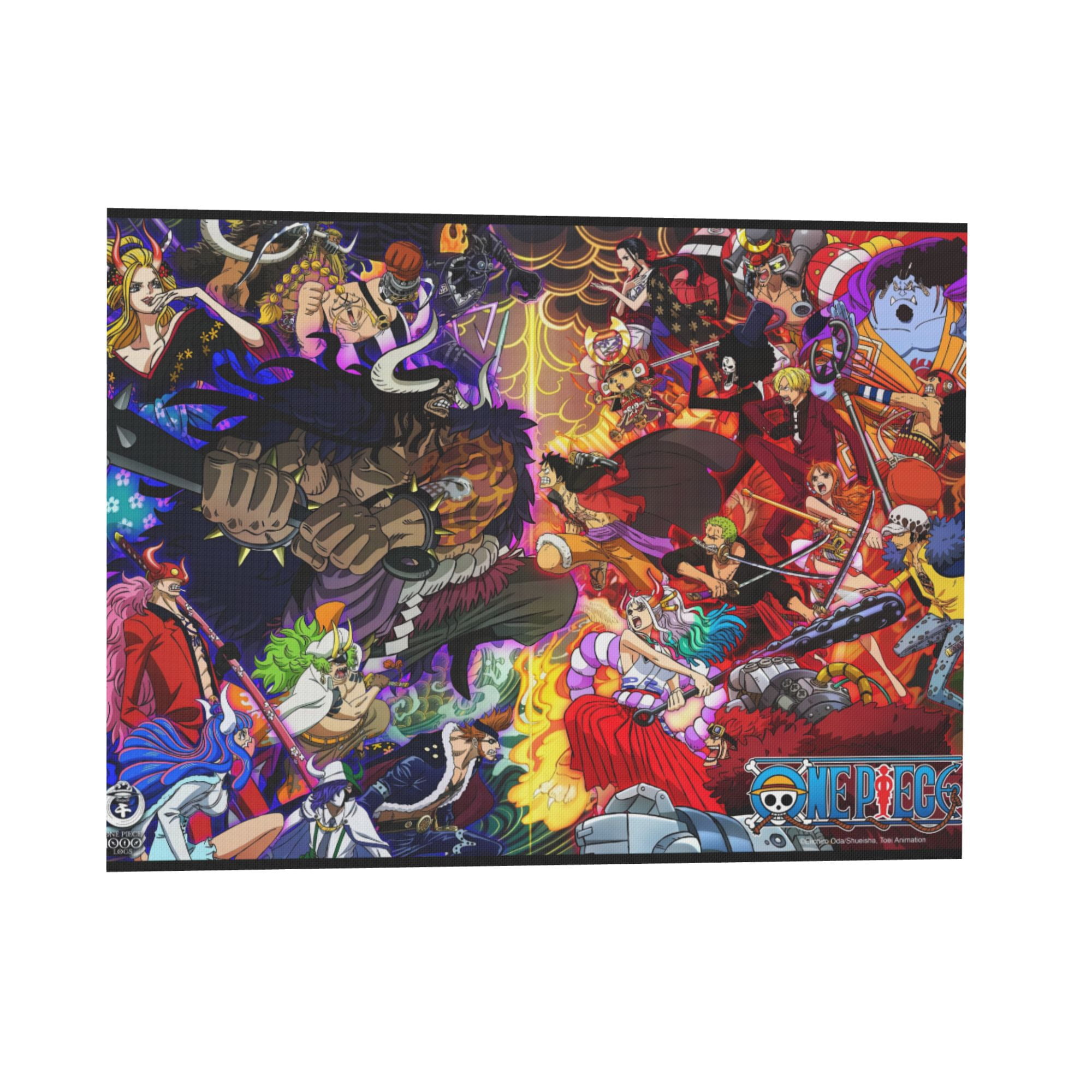 Qingyee Anime Poster Polyester Multi Size Decorative Poster, One Piece ...