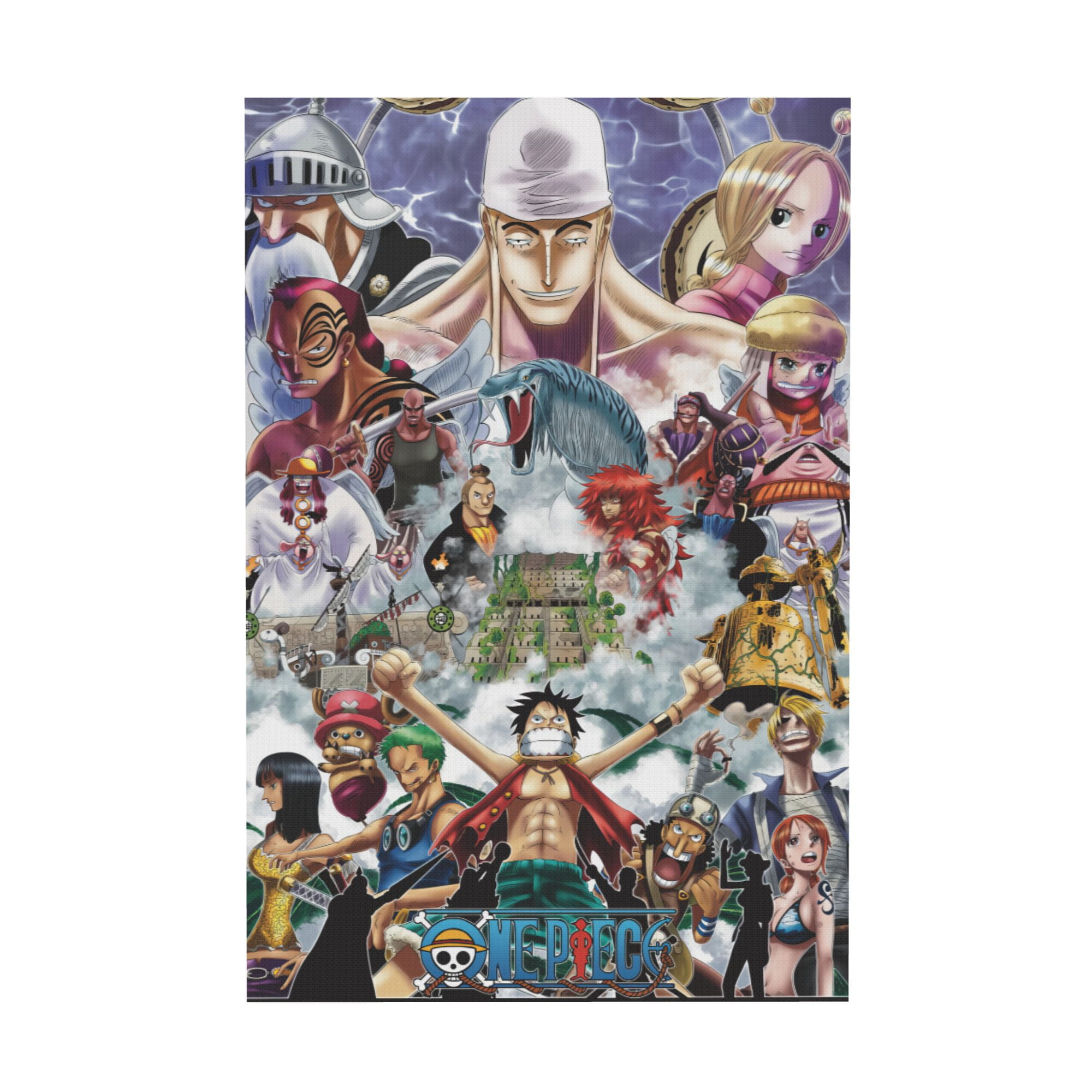 Qingyee Anime Poster Polyester Multi Size Decorative Poster, One Piece ...