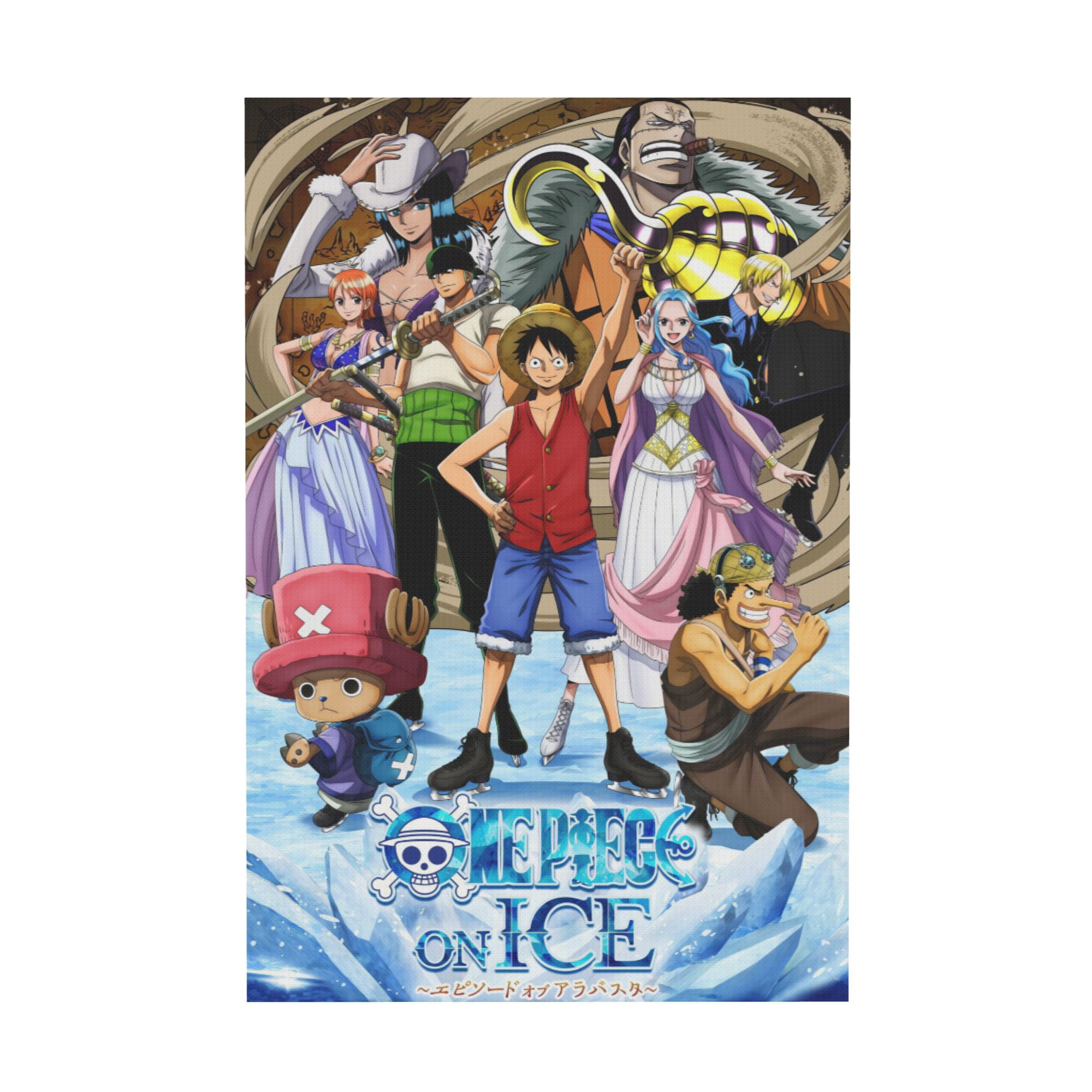 Qingyee Anime Poster Polyester Multi Size Decorative Poster, One Piece ...