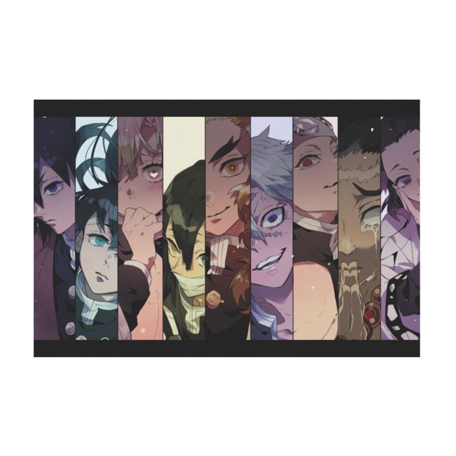 Qingyee Anime Vintage Canvas Poster Polyester Multi Size Decorative ...