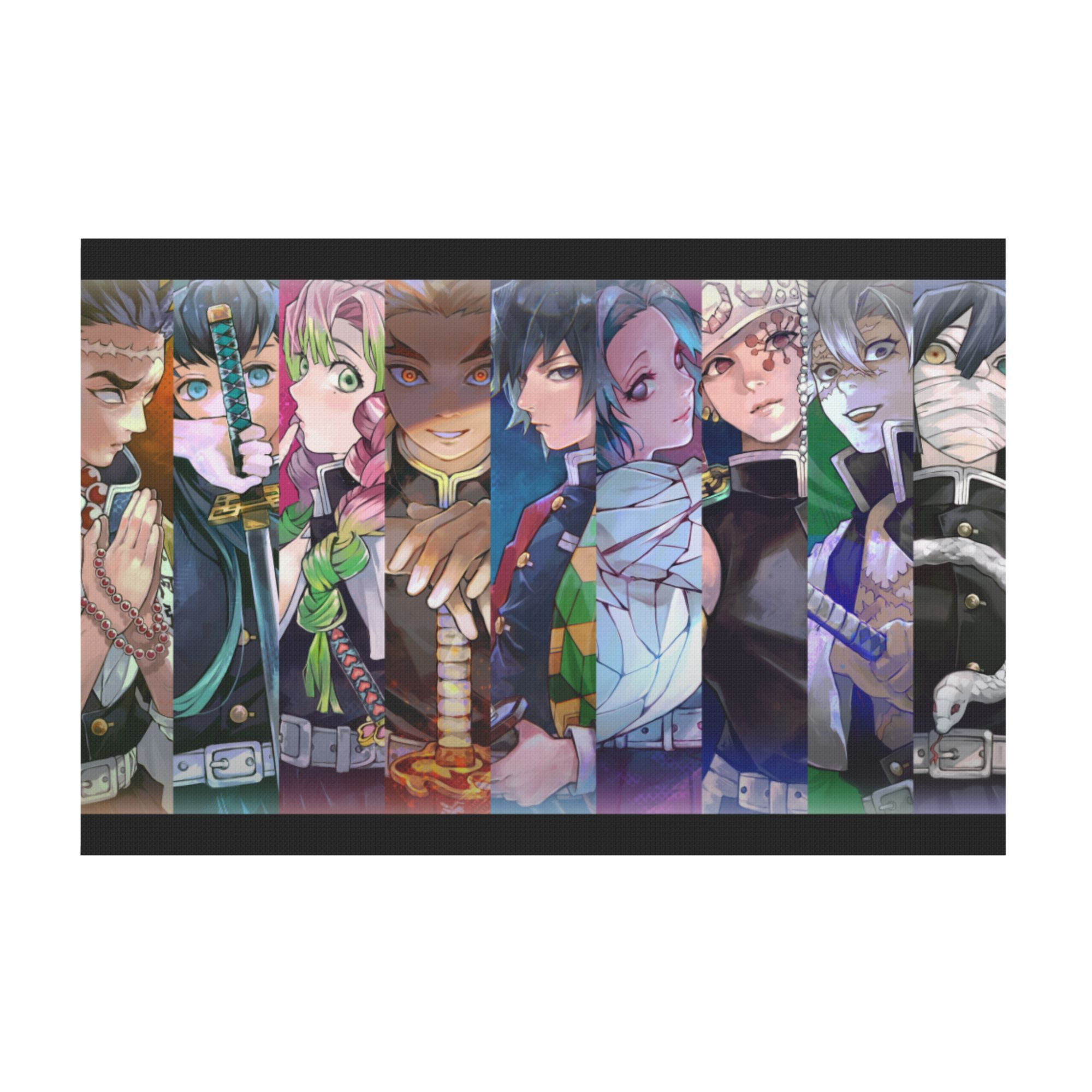 Qingyee Anime Vintage Canvas Poster Polyester Multi Size Decorative ...