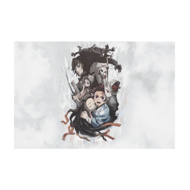 Qingyee Anime Vintage Canvas Poster Polyester Multi Size Decorative ...