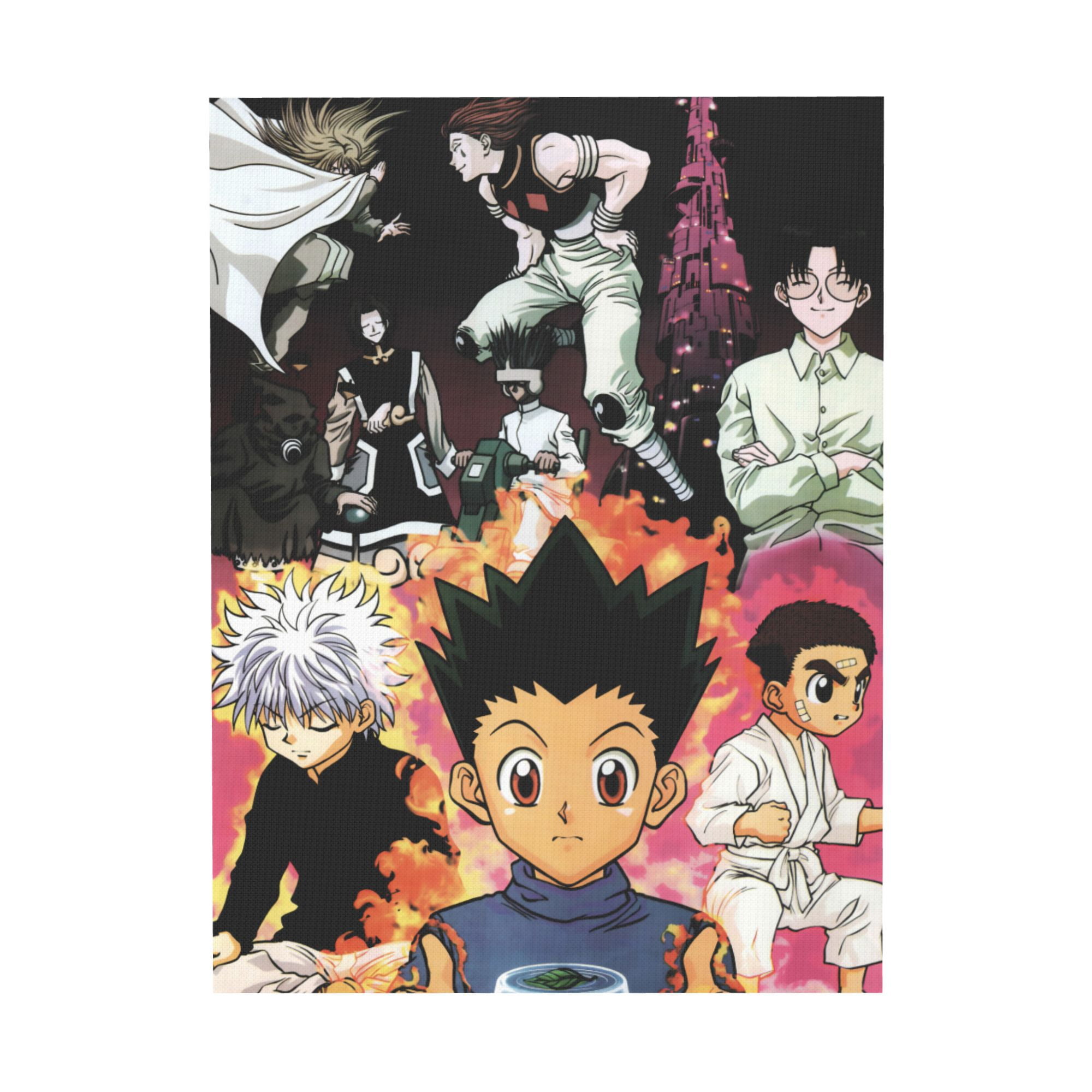 Qingyee Anime Vintage Canvas Poster Polyester Multi Size Decorative ...